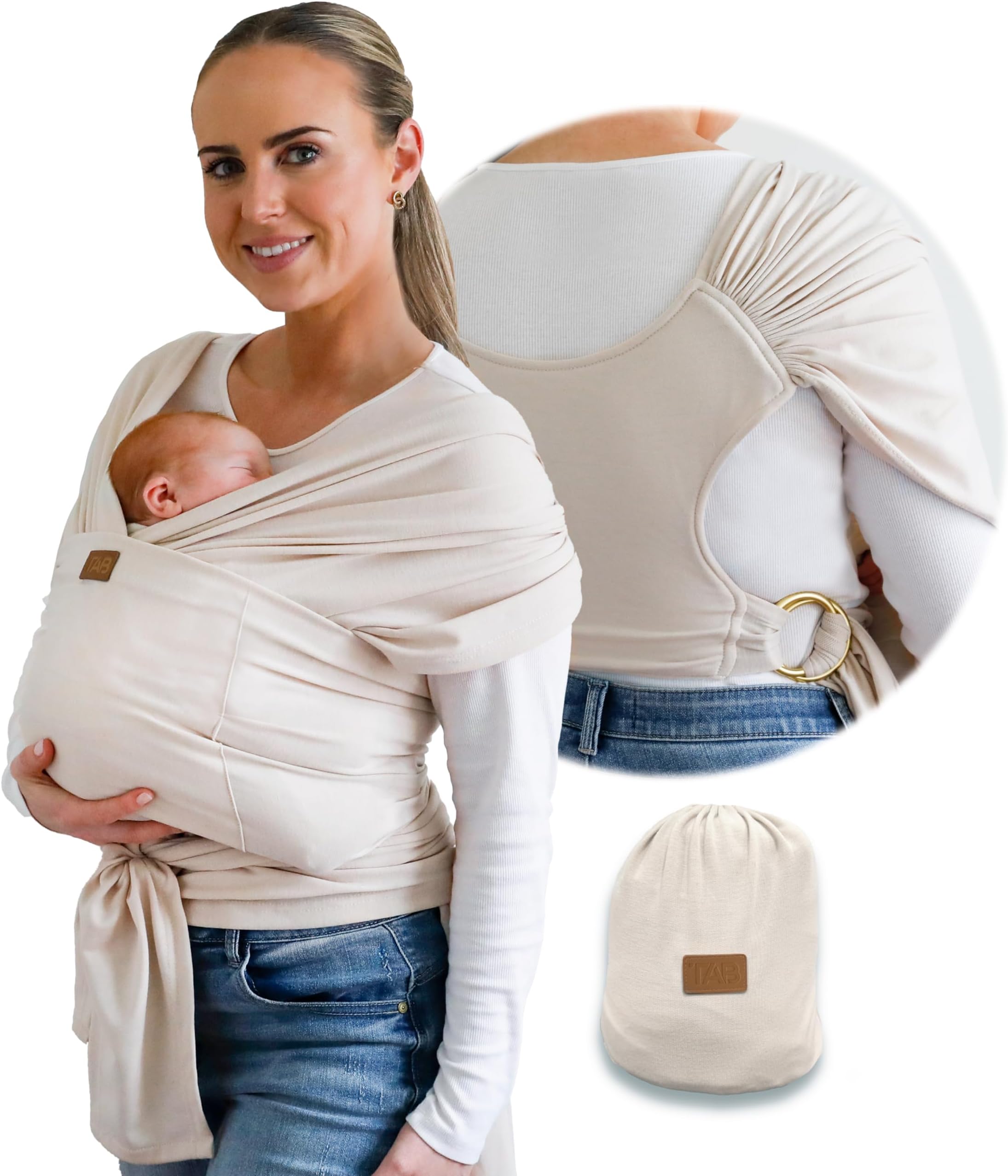 Amazon.com : KeaBabies Baby Wrap Carrier Ring Sling - Easy to Wear ...