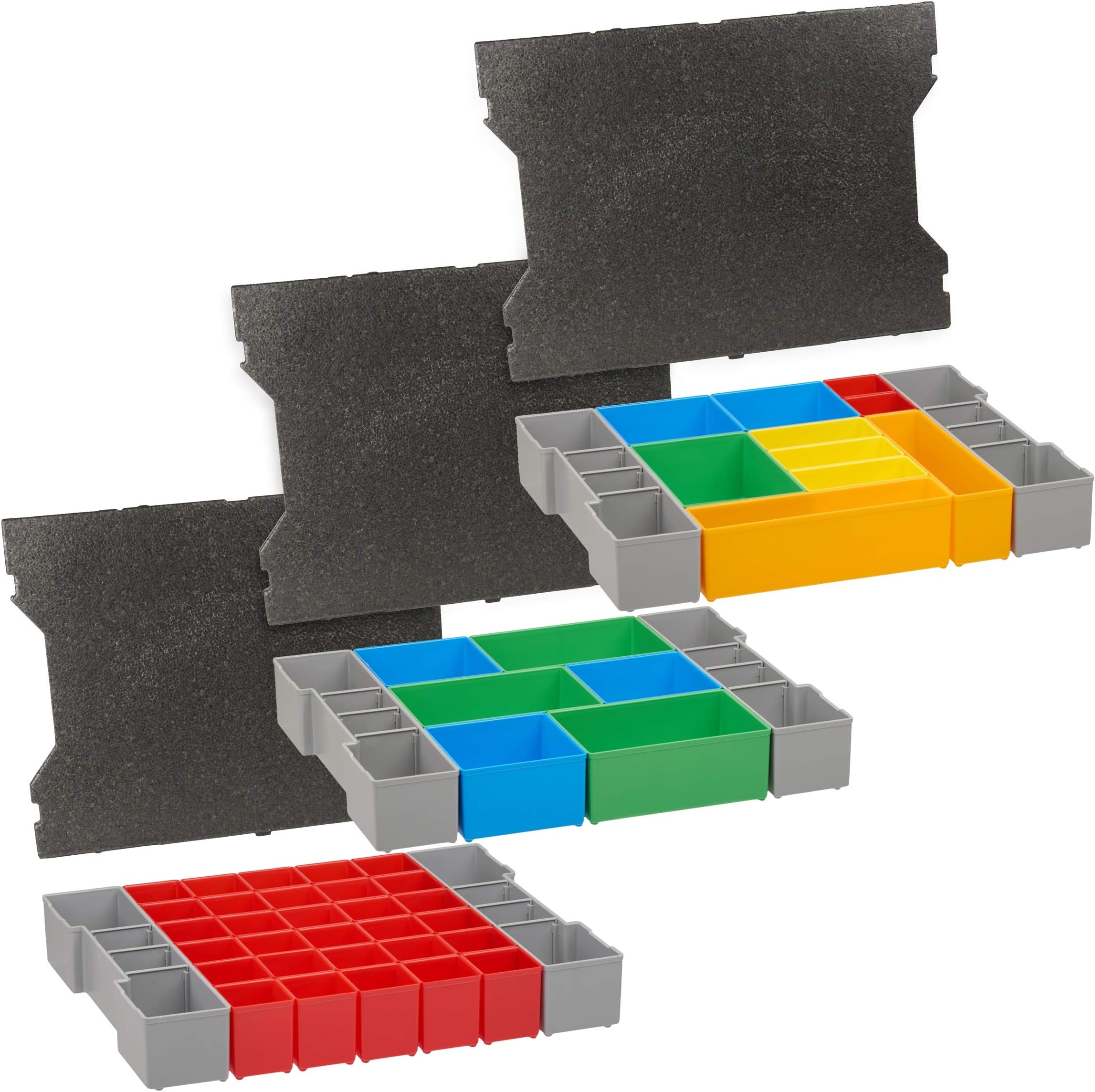 Bosch Sortimo Lot de 3 inserts de boîte à outils LBoxx série G4 avec ...