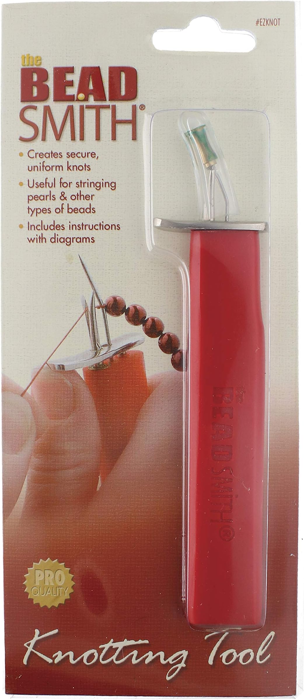 The Beadsmith EZ Knotting Tool, 6 Inches, Create Secure Knots, for ...