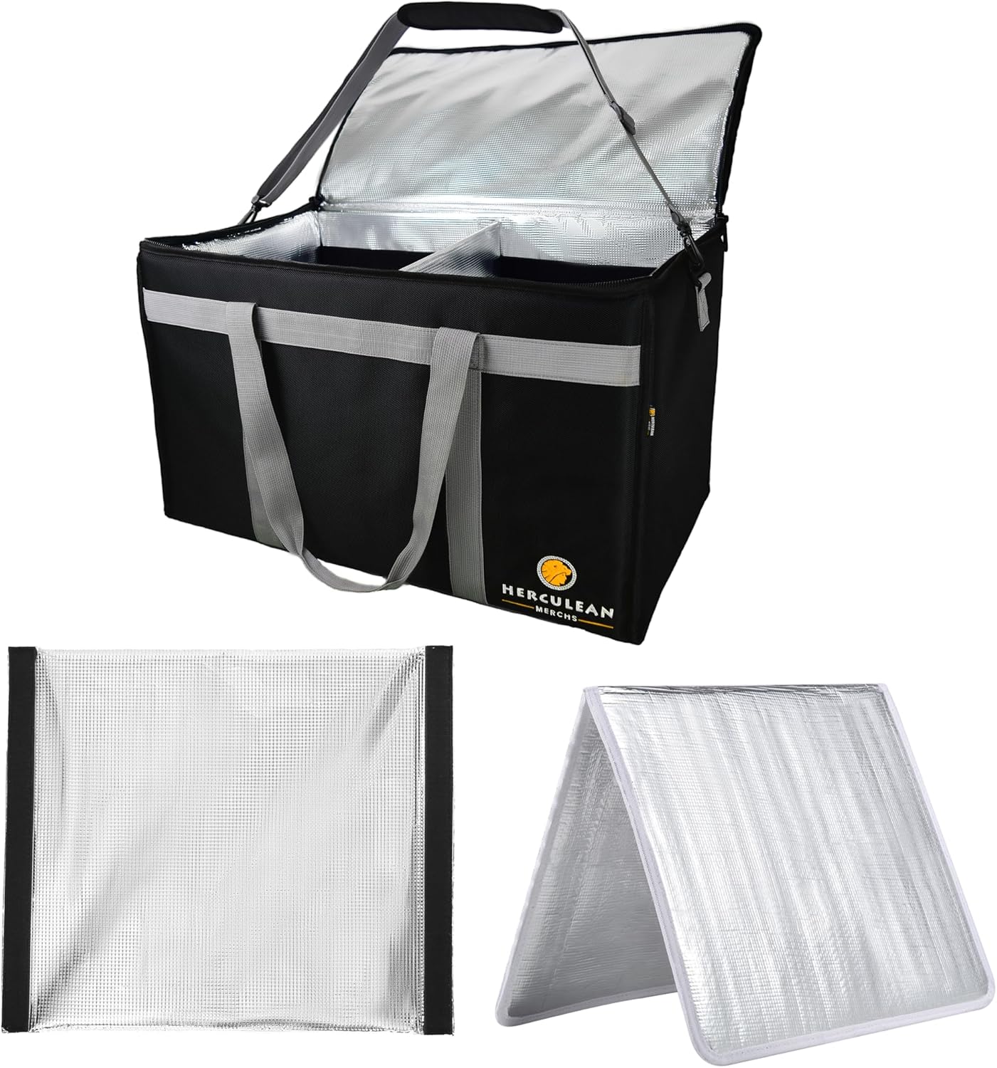 Amazon.com: Herculean Premium Insulated Food Delivery Bag, Extra ...