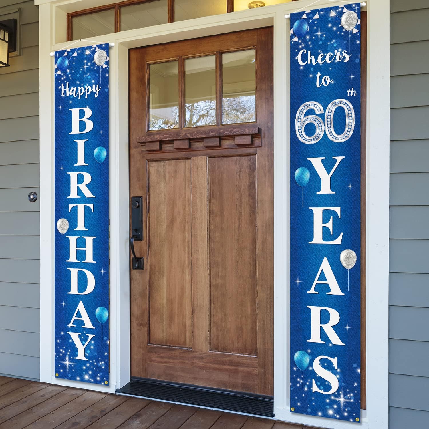 Amazon.com: Happy 60th Birthday Yard Sign Door Banner - Cheers to 60 ...