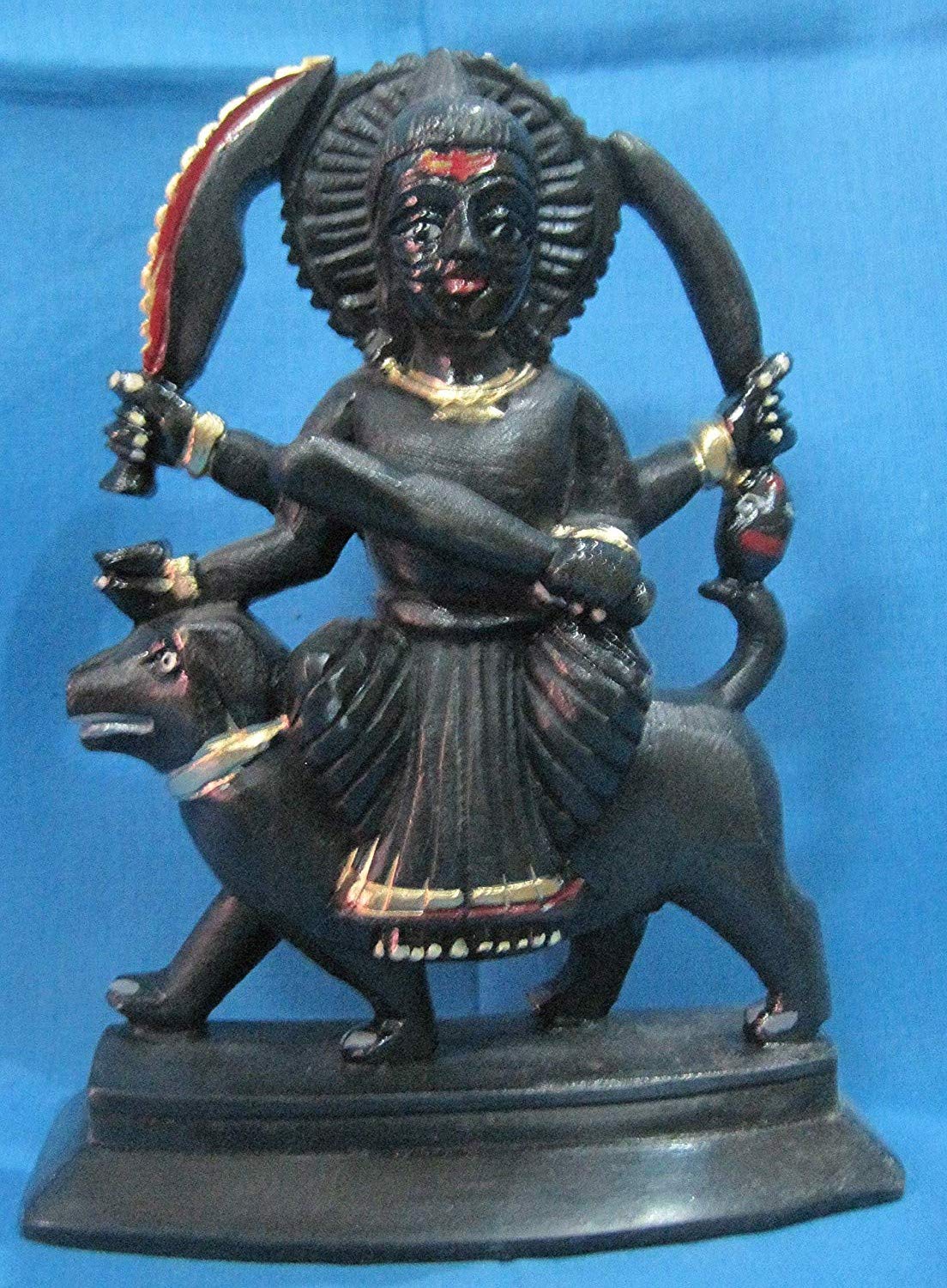 Buy Marble Kaal Bhairav Mahakal Bhairav God Religious Statue Kaal ...