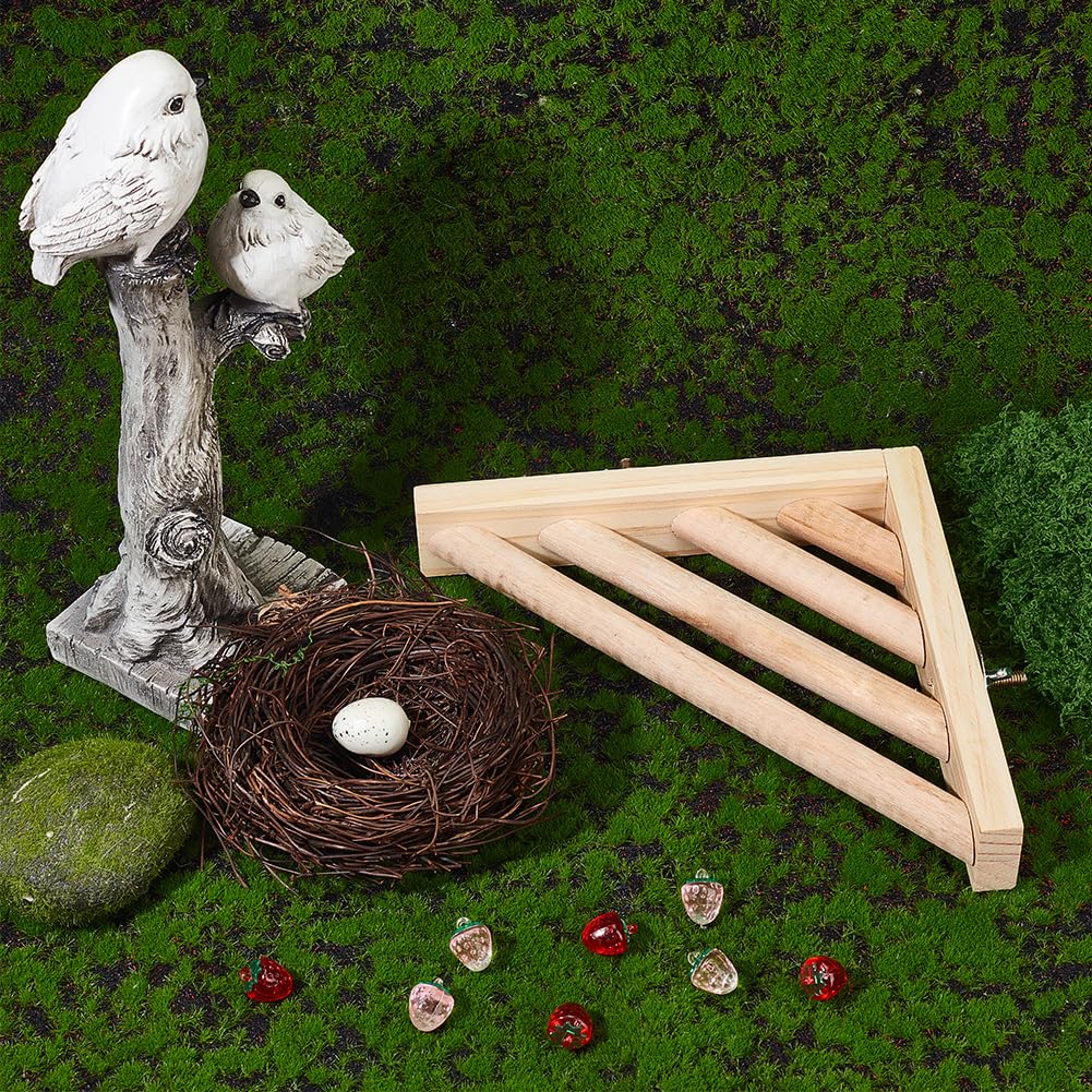 Bird Perches For Parakeets Wood Corner Bird Perch Platform Stand ...