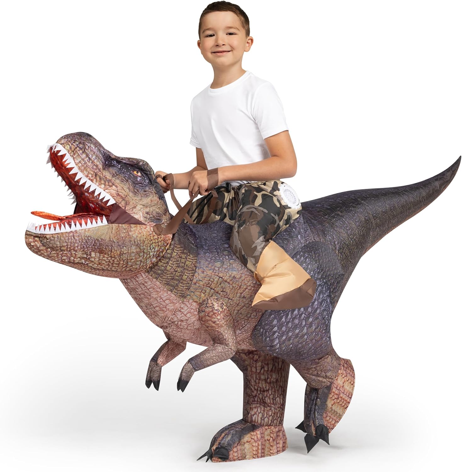 Amazon.com: Spooktacular Creations T-Rex Inflatable Costume for Kids ...