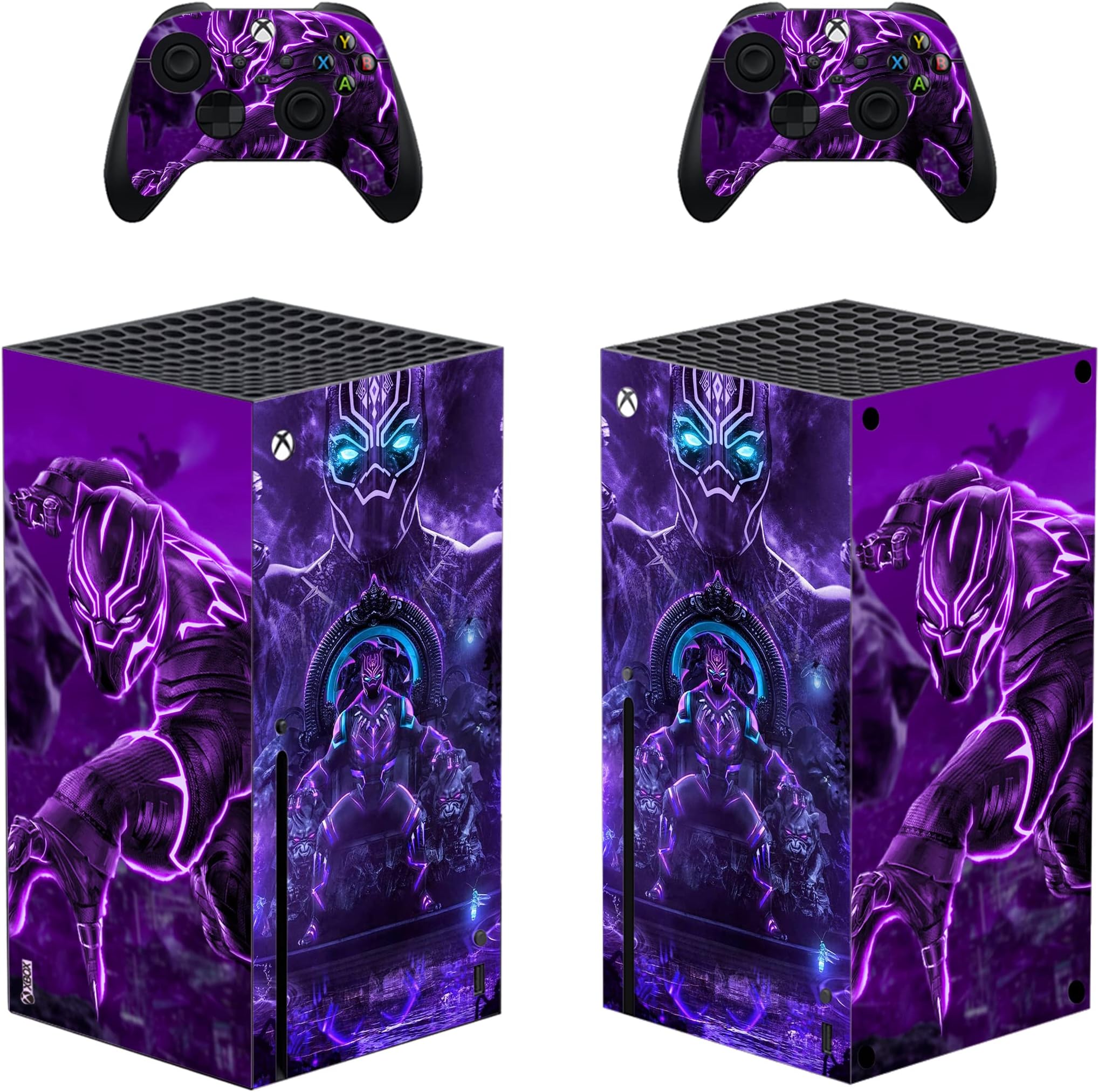 Amazon.com: Vanknight Xbox Series X Console Controllers Skin Decals ...