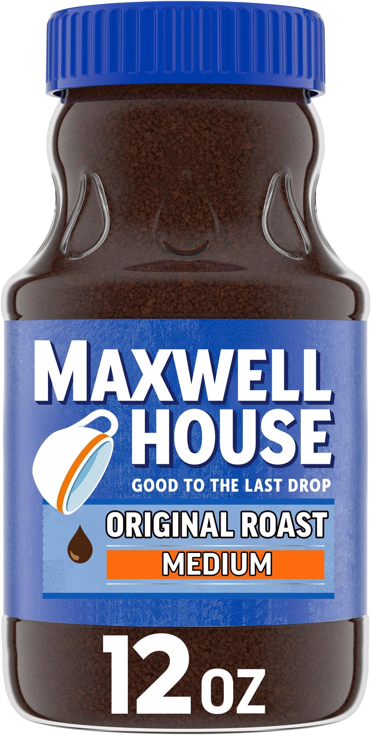 Amazon.com : Maxwell House Original Medium Roast Instant Coffee (12 oz ...