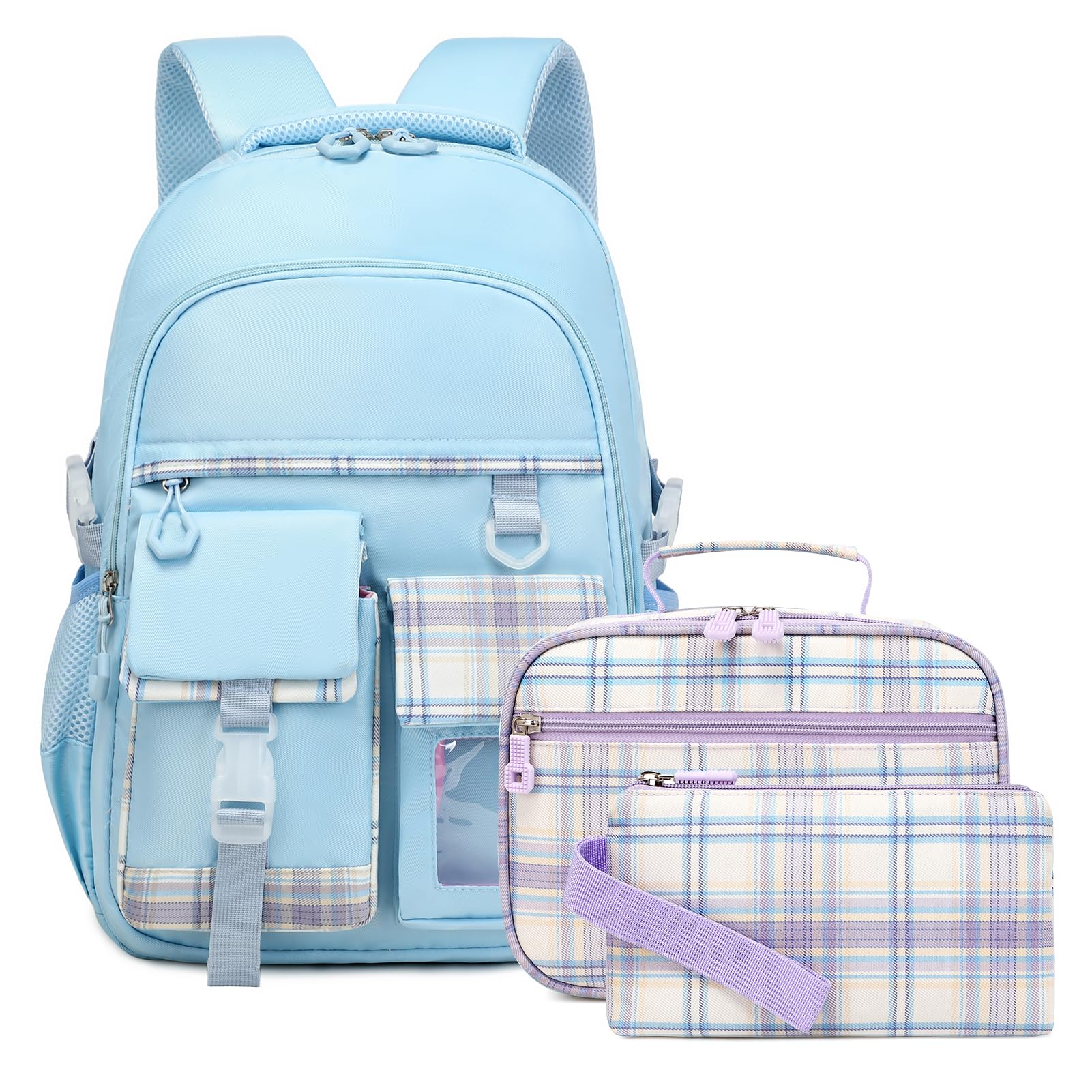 Amazon.com: GeeWin School Backpack Set for Teen Girls, Girls Backpack ...