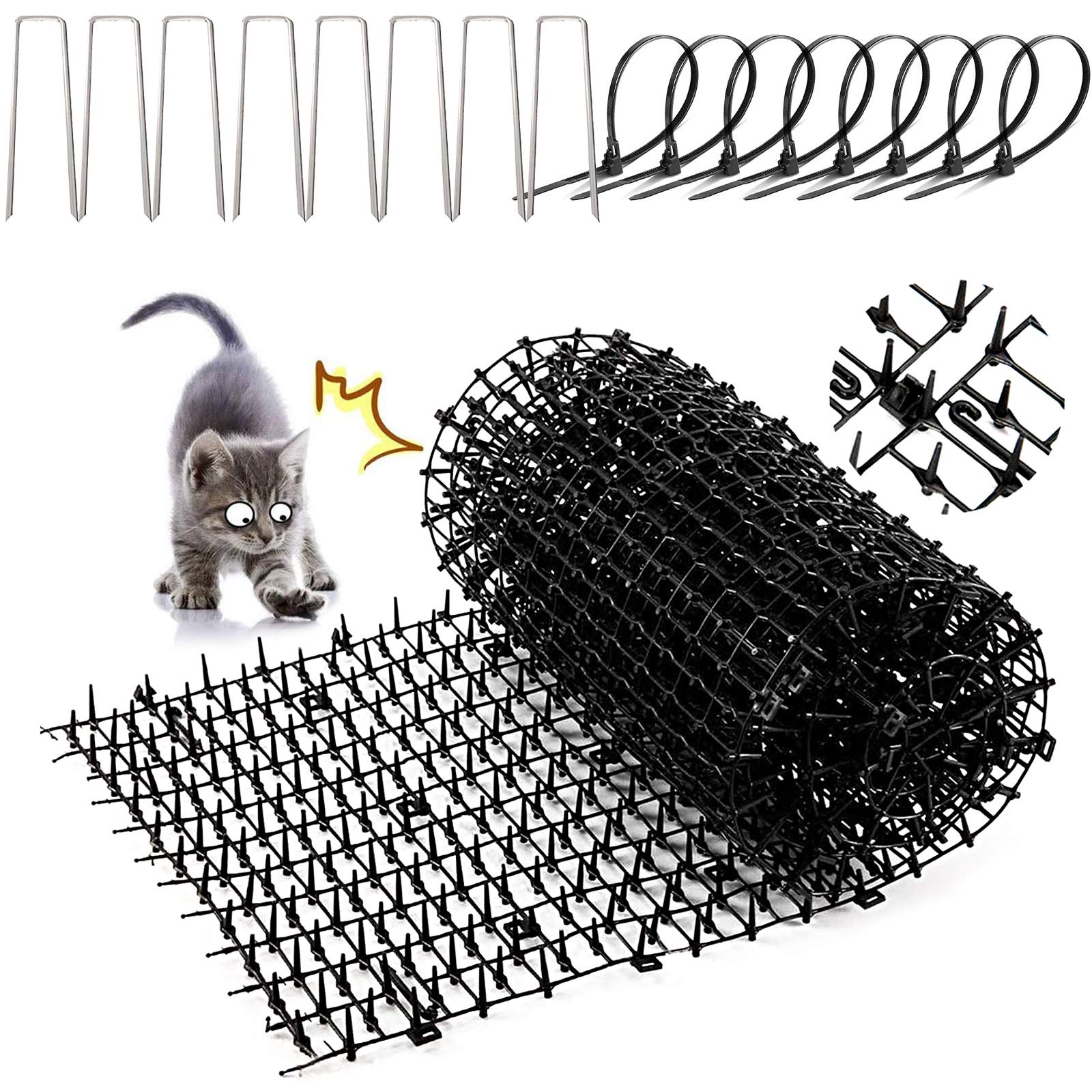 Cat Scat Spike Mat, Emazon Online Pet Deterrent Spikes Prickle Mat for ...