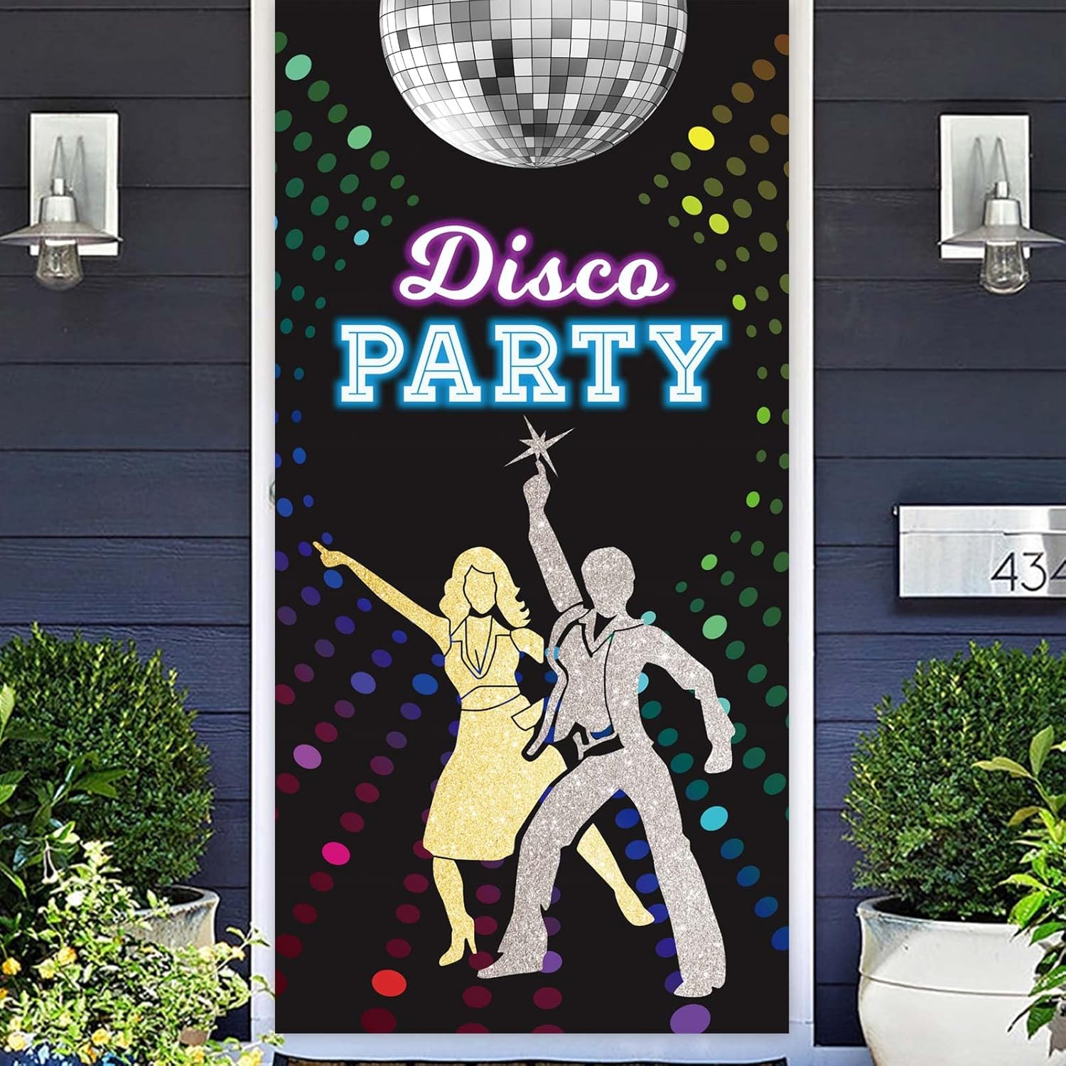 Amazon.com: 70s Disco Party Banner Backdrop Background Photo Booth ...