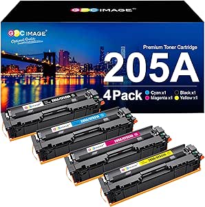 GPC Image Toner Cartridges Replacement for HP 205A CF530A CF531A CF532A ...