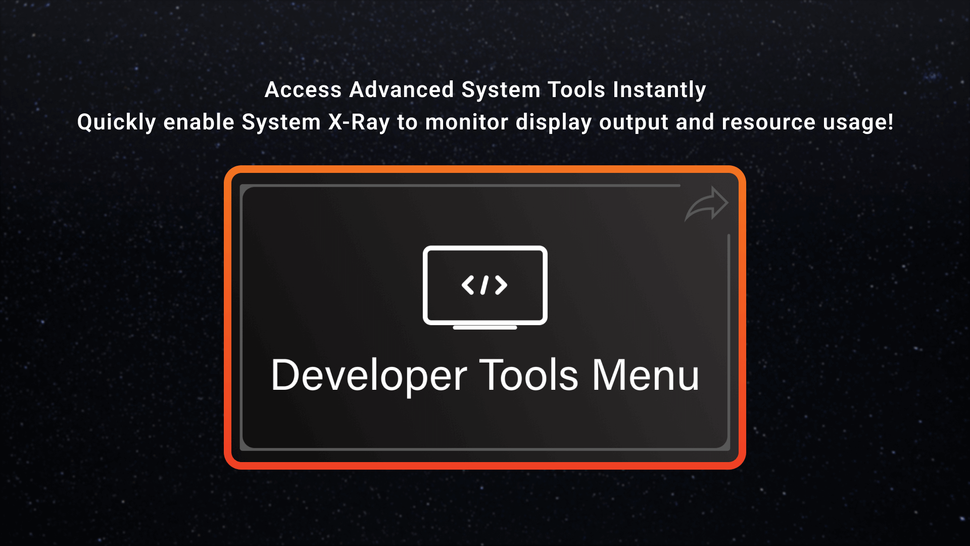 Developer Tools Menu - Quick Access Settings for Fire TV (Shortcut App ...