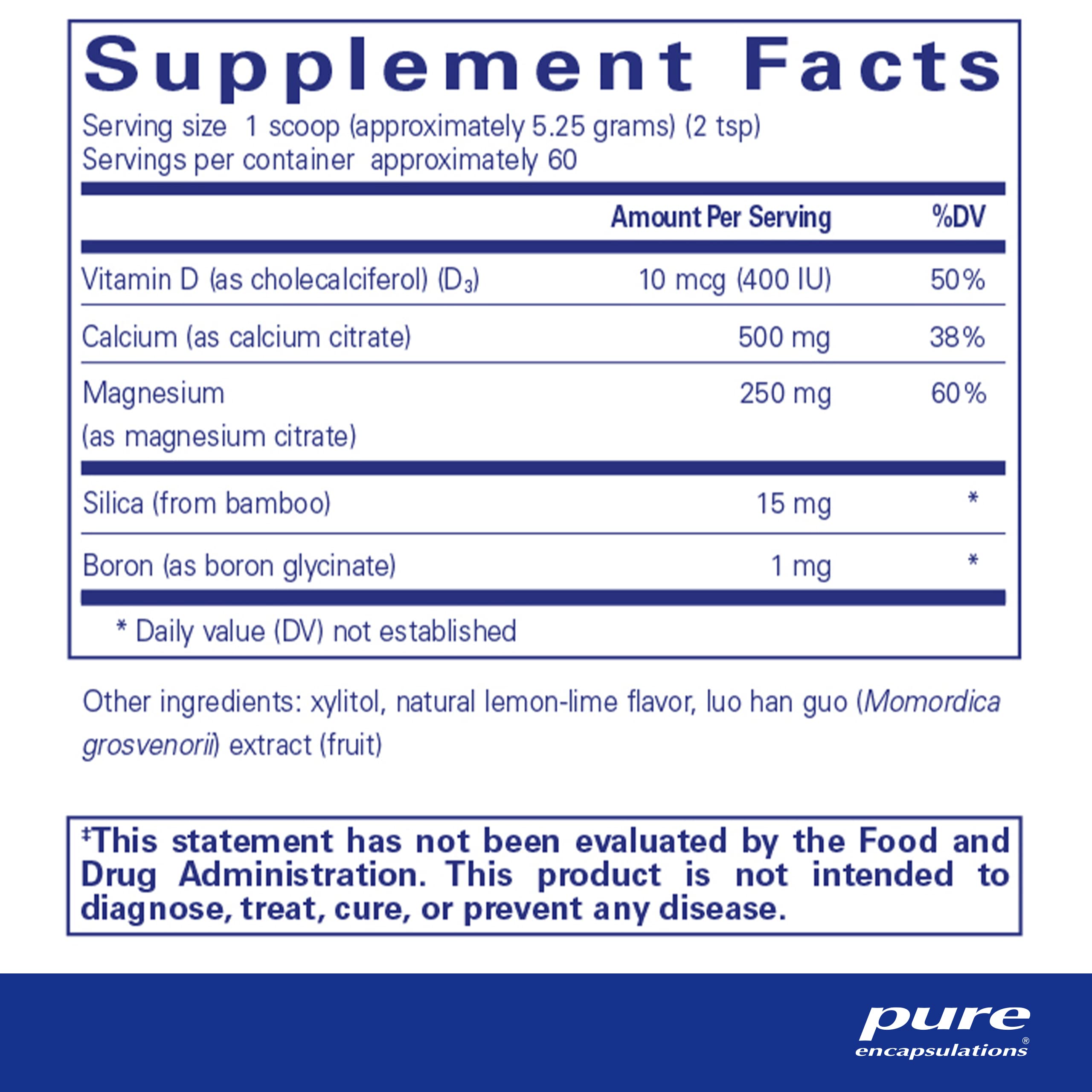 Buy Pure Encapsulations - Cal/Mag with Cofactors Powder - Highly ...