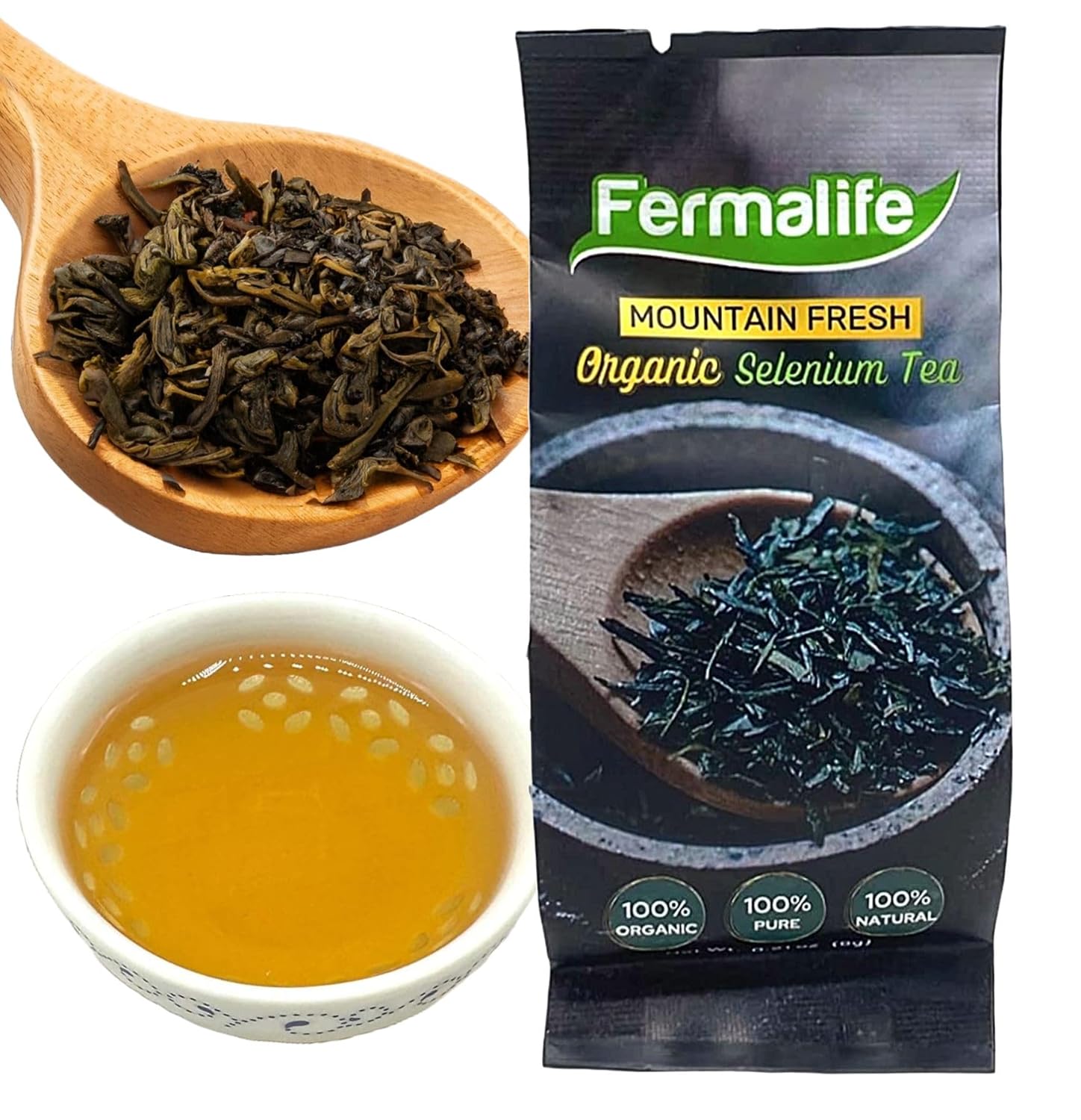 Amazon.com : FERMALIFE Organic Mountain Fresh Pure Selenium Loose Leaf ...
