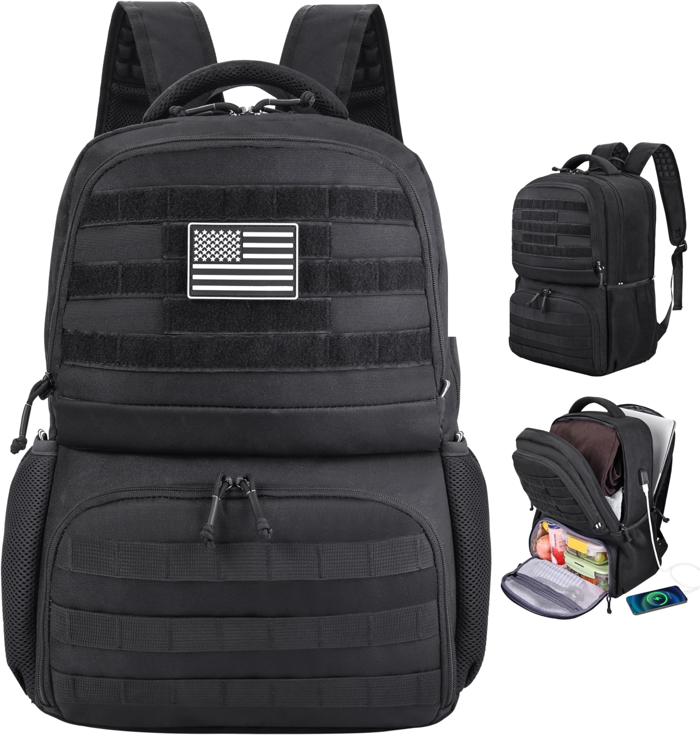 Amazon.com: MATEIN Lunch Backpack for Men Work, 15.6 Inch Tactical ...