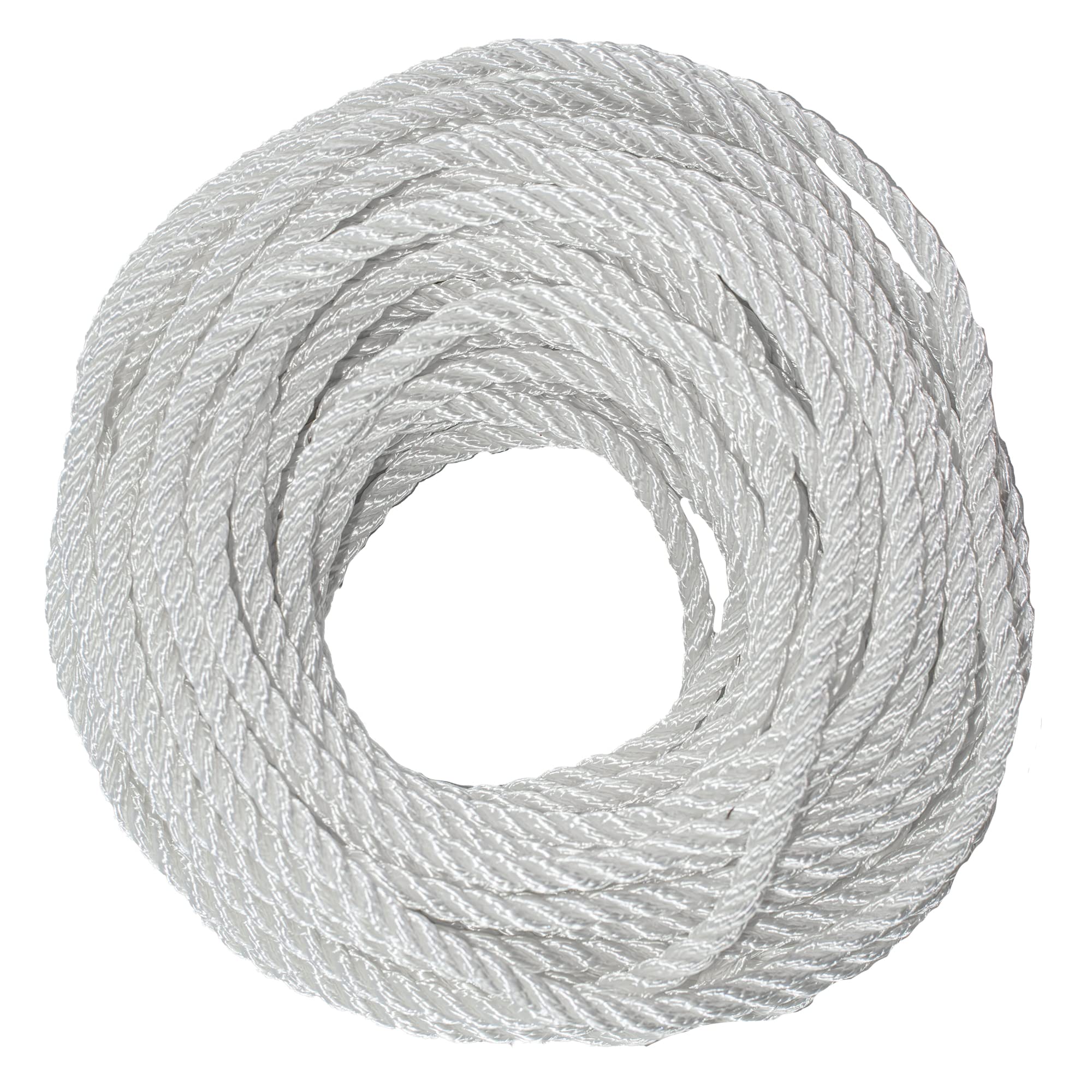 Buy SGT KNOTS Twisted Polyester Rope (1/4 inch - 2 inch) White - Low ...