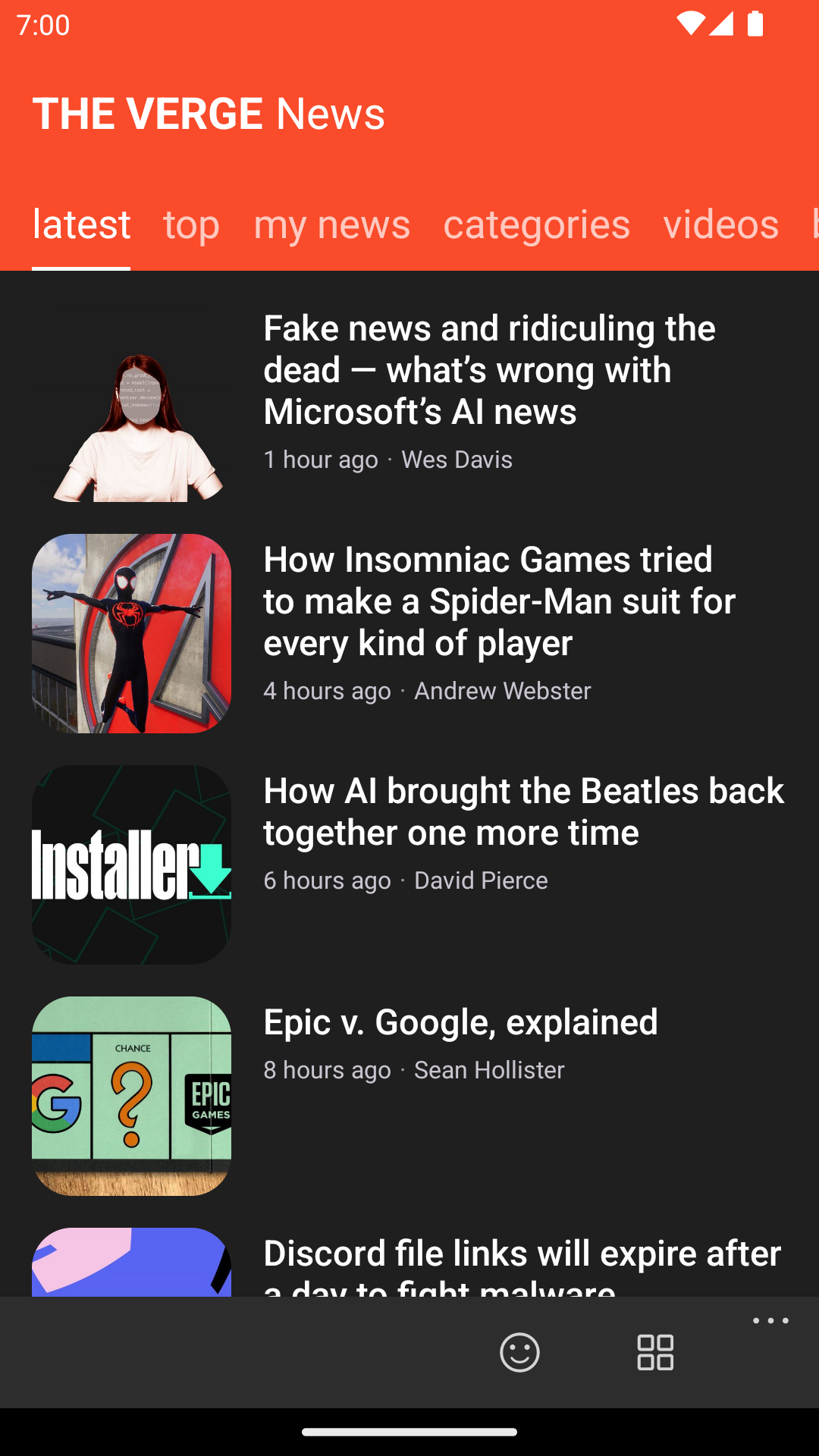 Verge Tech Explorer - App on Amazon Appstore