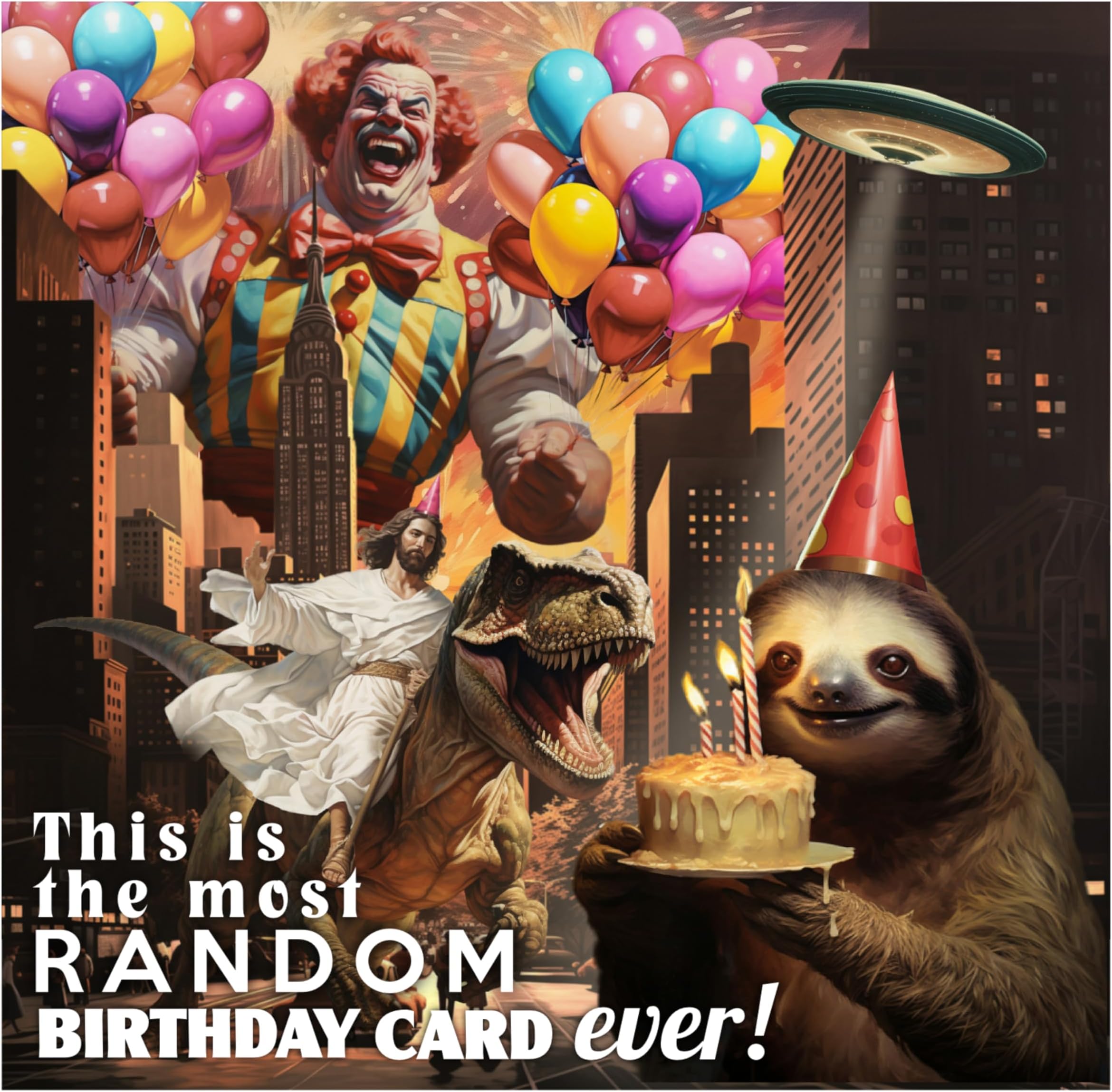 The Most Random Birthday Card Ever! Funny Birthday Cards for Him, For ...