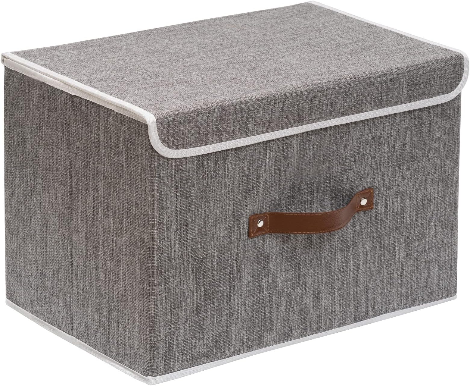 YheenLf Aufbewahrungsbox mit Deckel, Faltbare Stoff Aufbewahrungsboxen ...