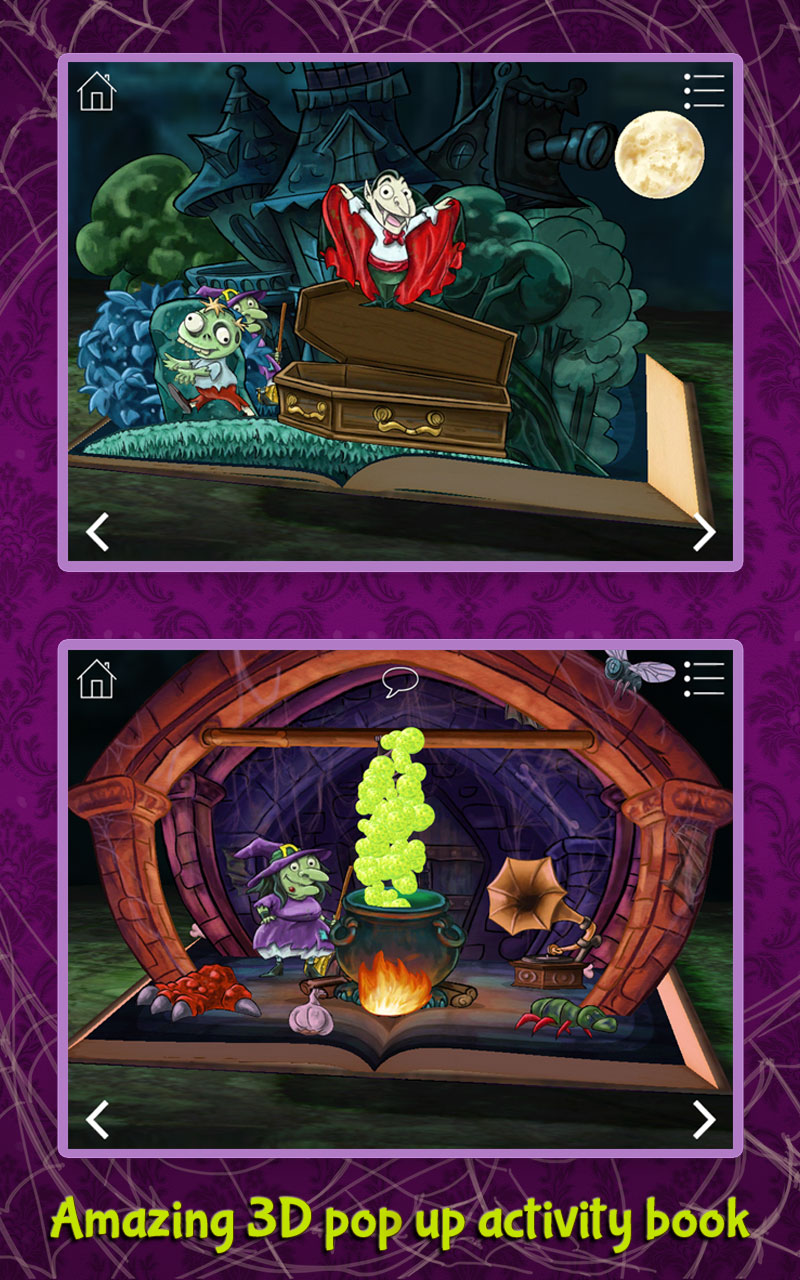 Haunted House ~ 3D Pop-Up Activity Book - Application sur Amazon Appstore