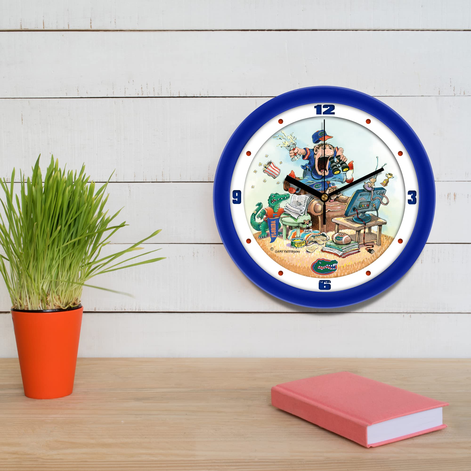 Florida Gators Football Wall Clock Gary Patterson Art Gary Patterson ...