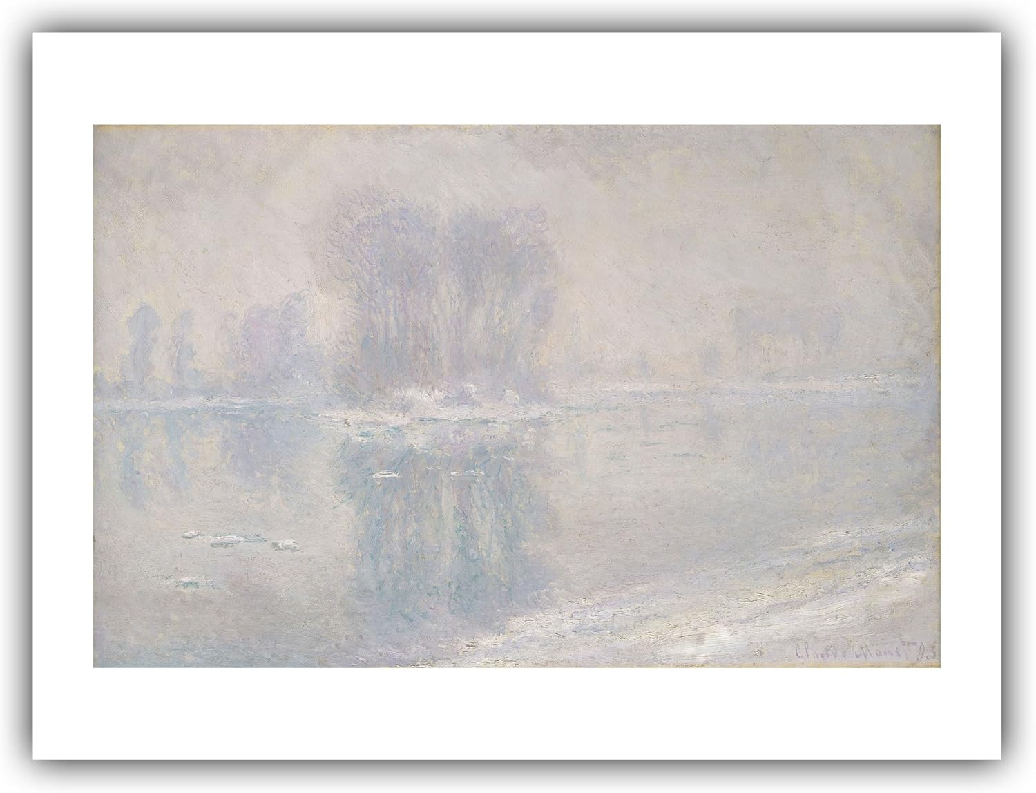 Amazon.com: The Ibis - Claude Monet : ''Ice Floes'' (1893) - Museum ...