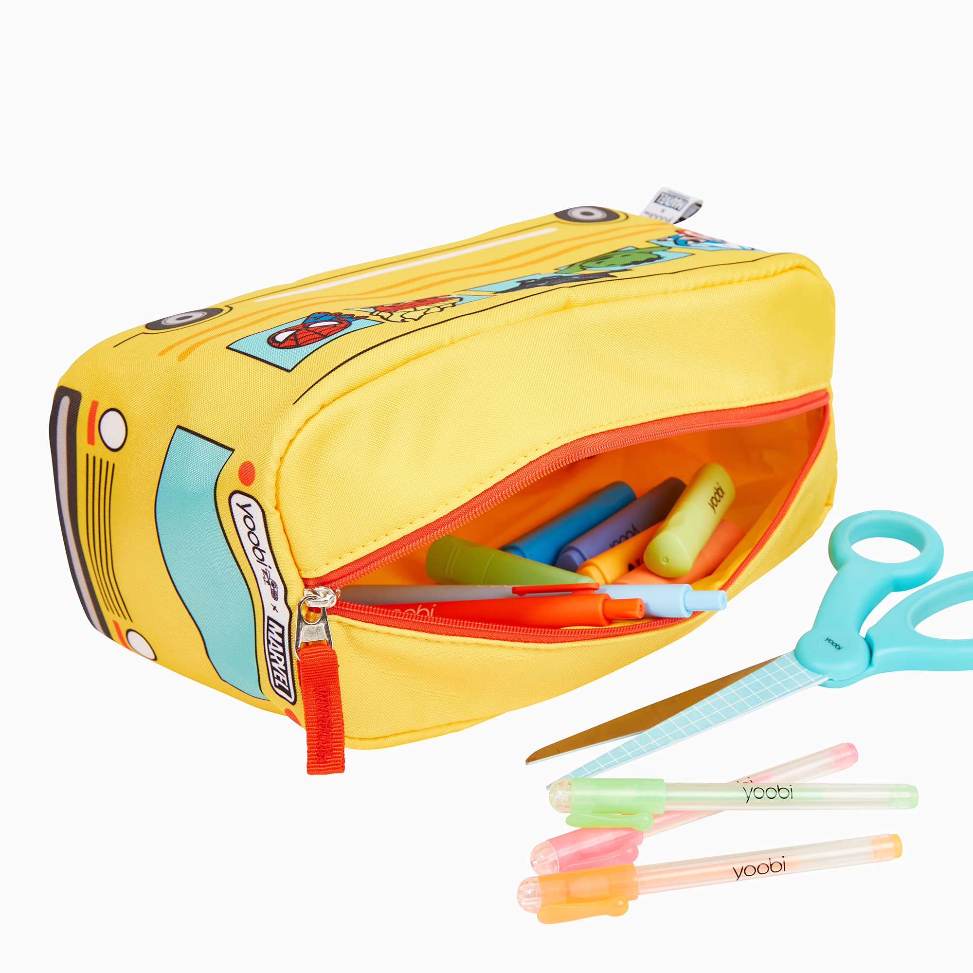 Buy Yoobi x Marvel Pencil Case for Kids and Adults – Marvel Kawaii ...