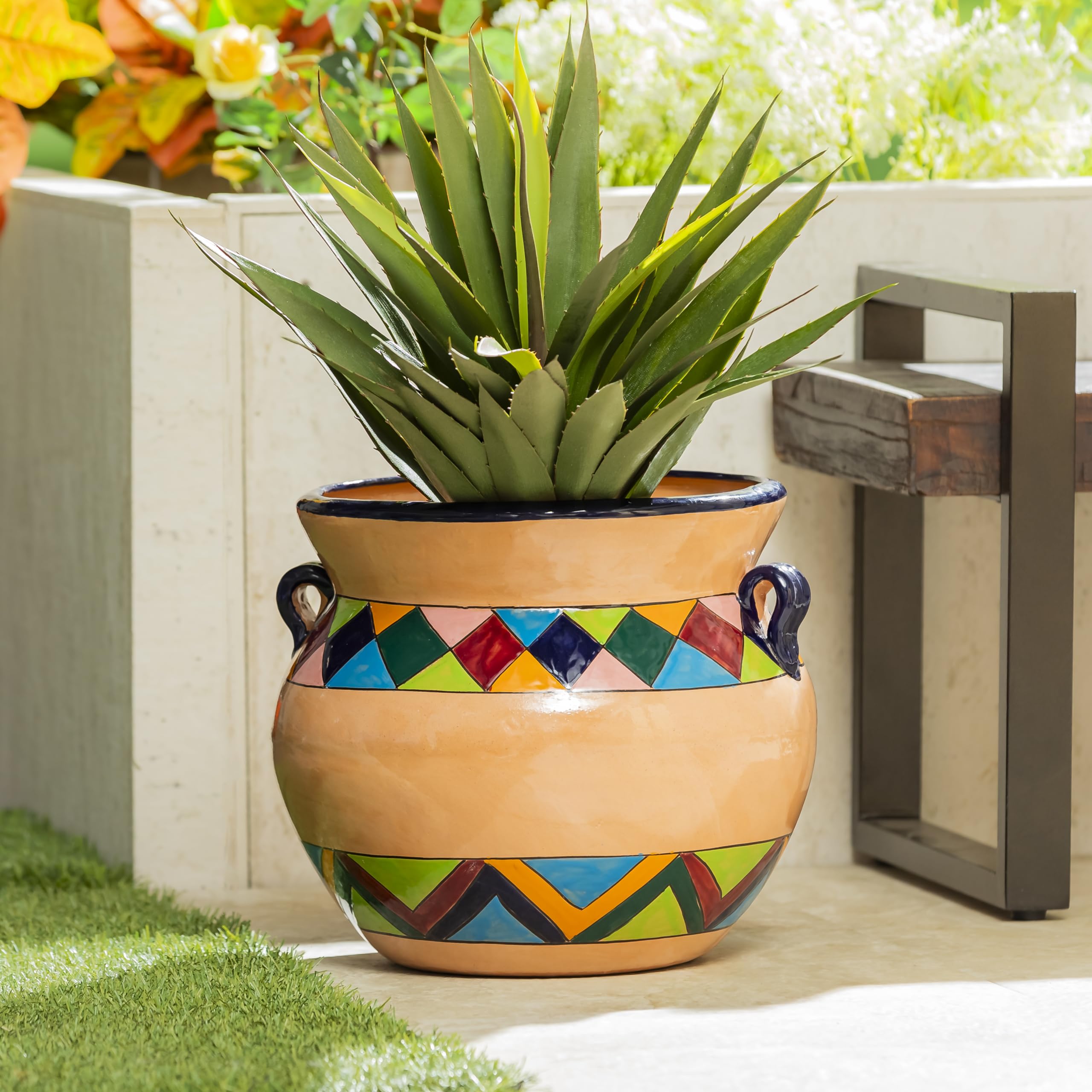 Snapklik.com : Evergreen Garden Talavera Mexican Pottery Ceramic Chata ...