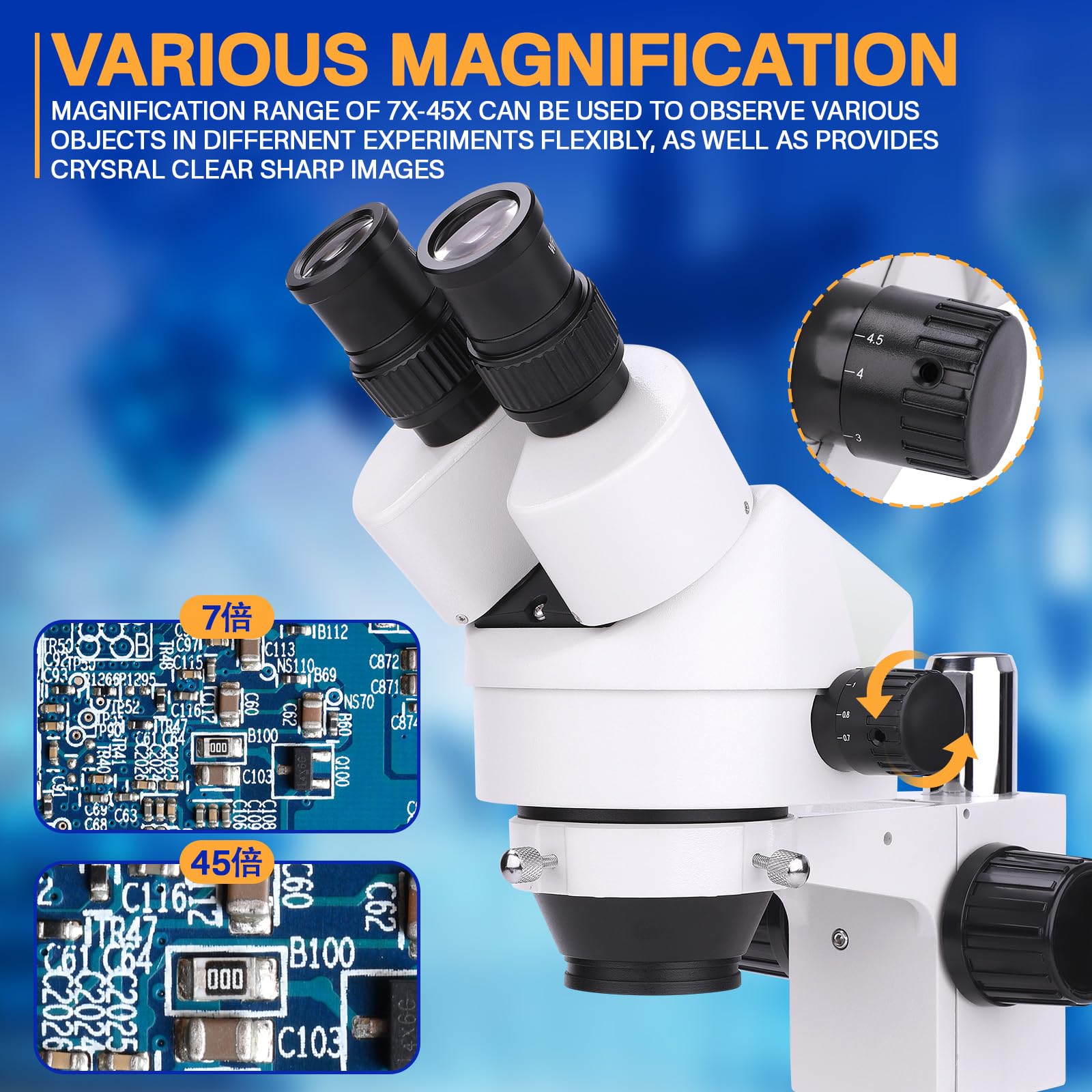 Snapklik.com : Binocular Stereo Microscope For Adults Kids - Forward ...