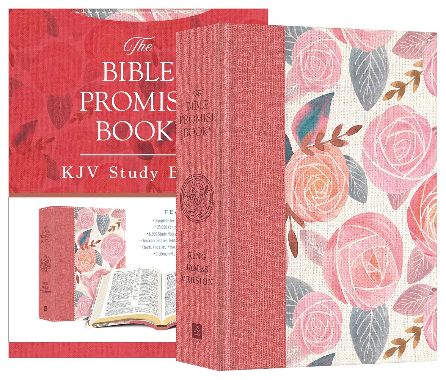 Bible Promise Book KJV Bible-Feminine: BARBOUR PUBLISHING ...