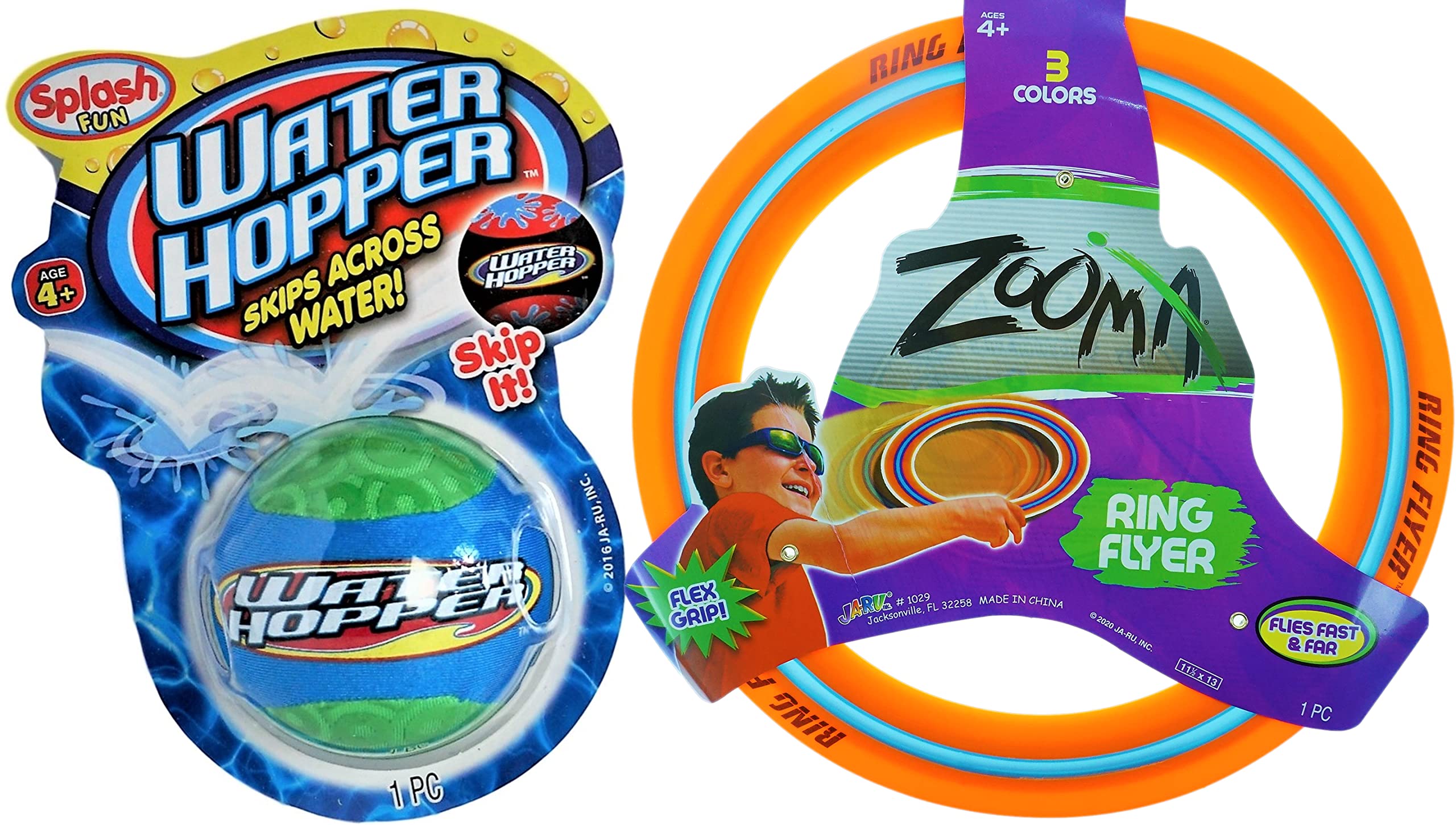 Buy JA-RU Soft Flying Disc & Squishy Water Balls (2 Toys) for Kids ...