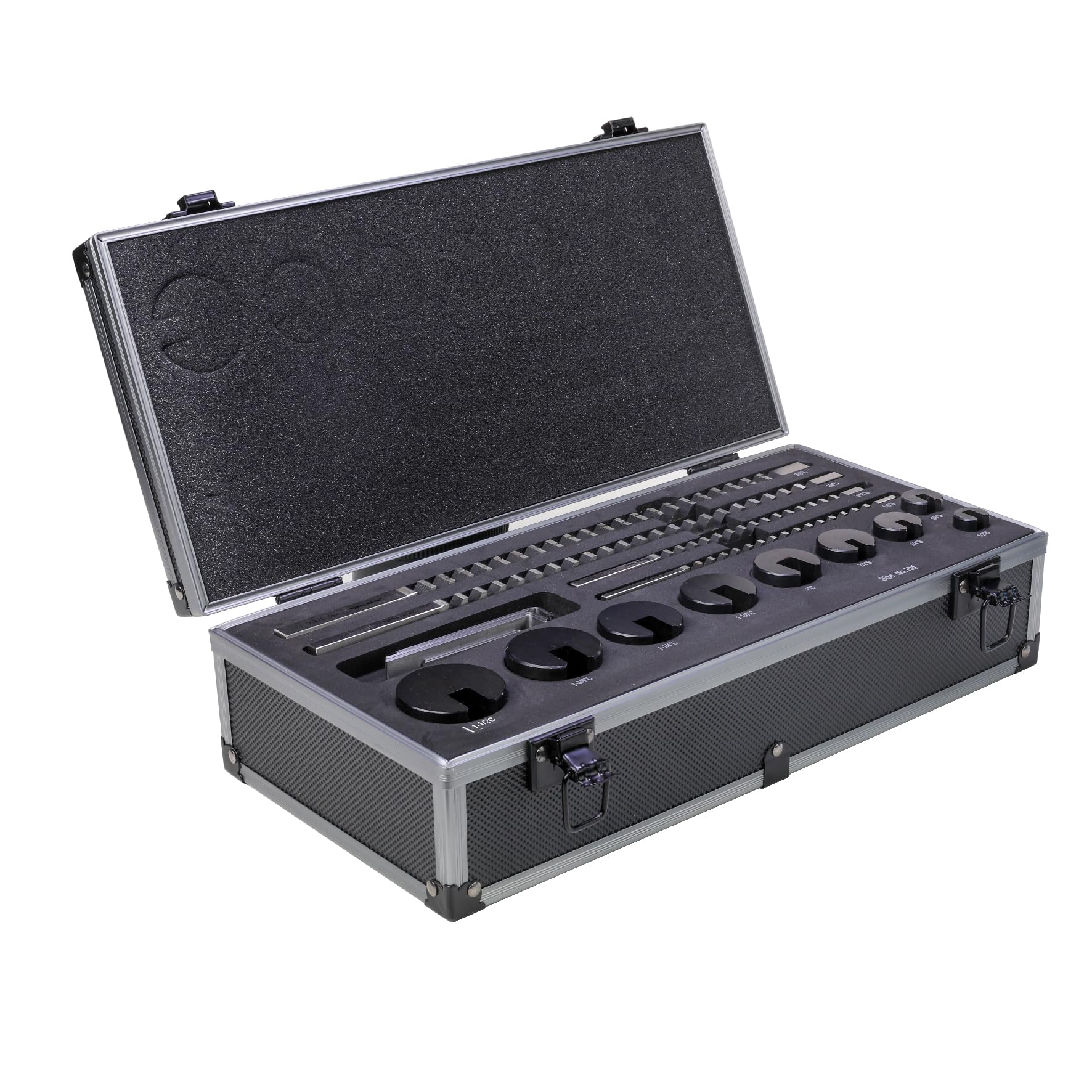 Snapklik.com : Jerax Tools No10 Keyway Broach Sets 18 Pcs Inch HSS ...
