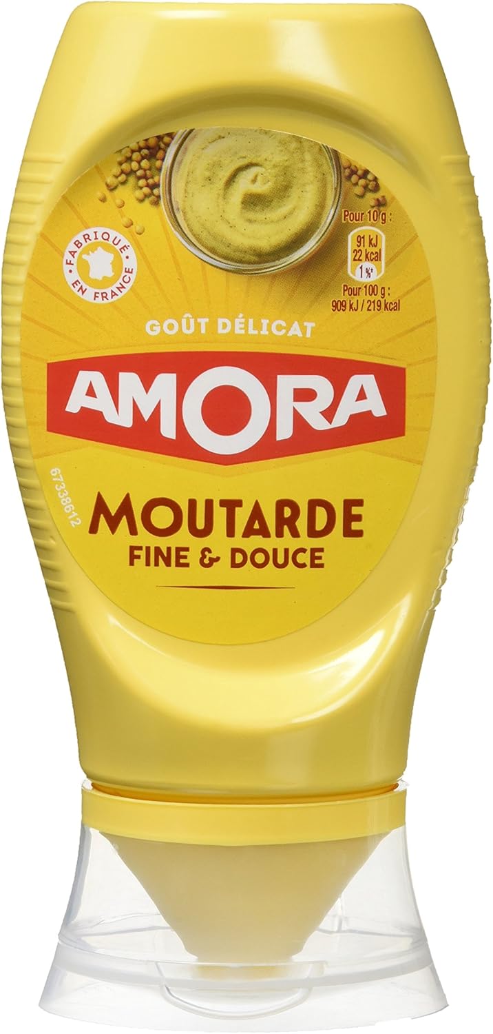 Amora Moutarde Douce Flacon Souple, 260g : Amazon.fr: Epicerie