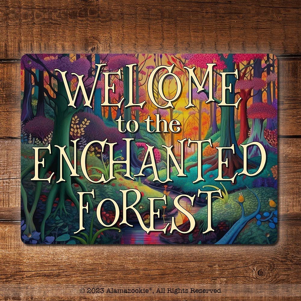 Enchanted Forest Sign Welcome Sign