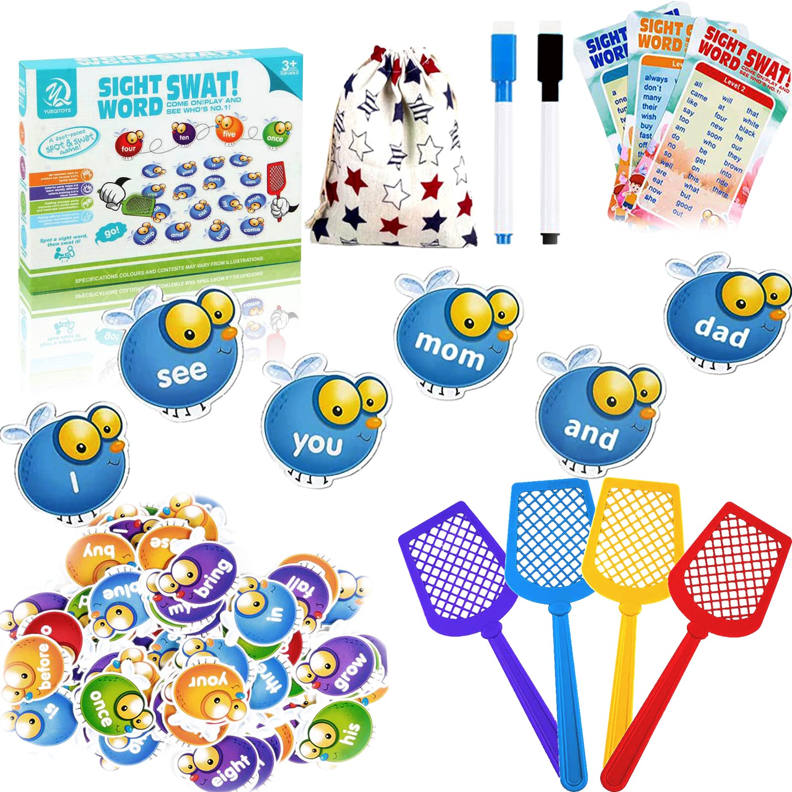 Buy Words Swat Game With 192 Fry Site Words And 4 Fly Swatters Word buy-words-swat-game-with-192-fry-site-words-and-4-fly-swatters-word