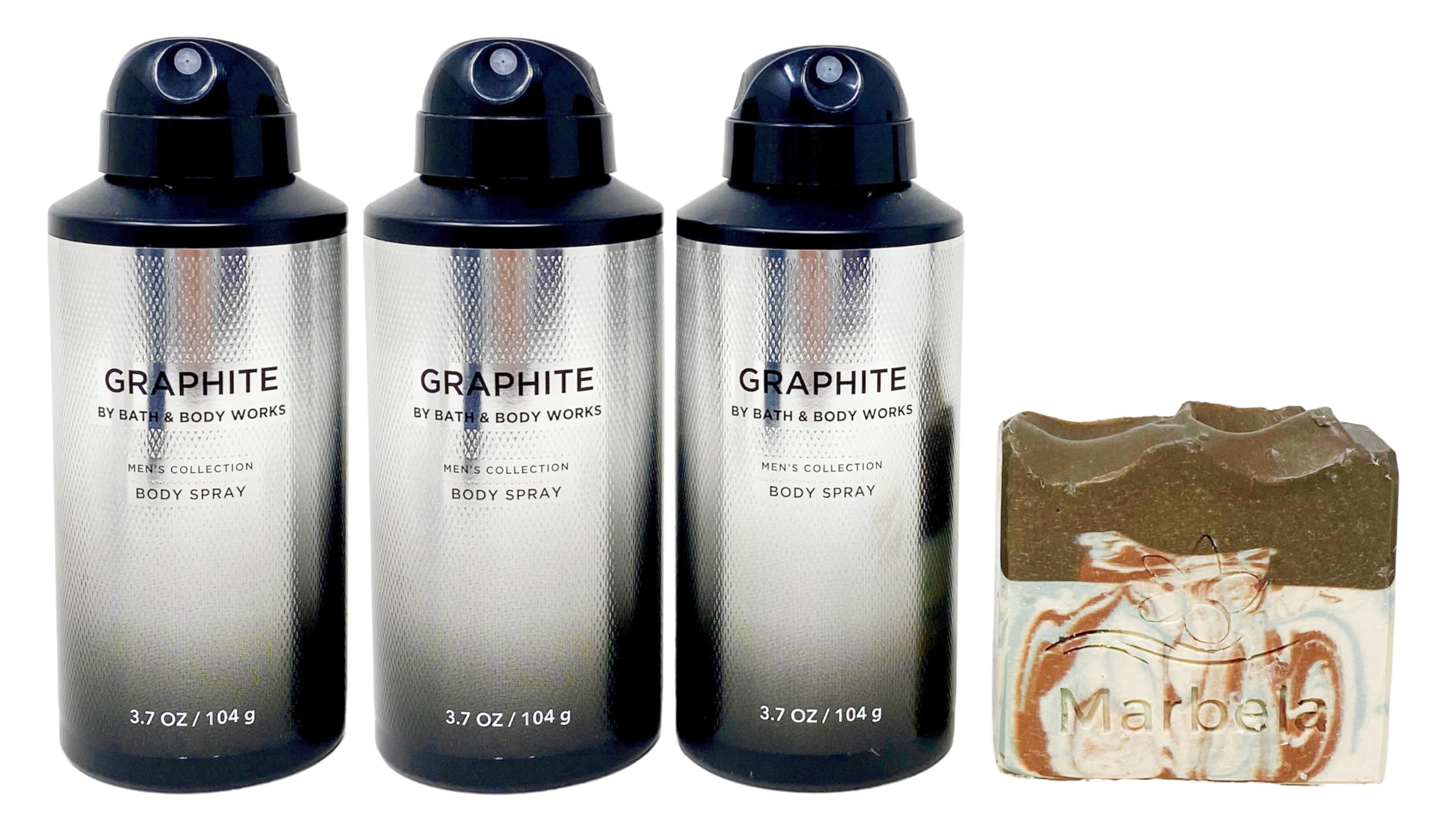 Amazon.com : Bath & Body Works Men's Collection Graphite - 3 pack ...