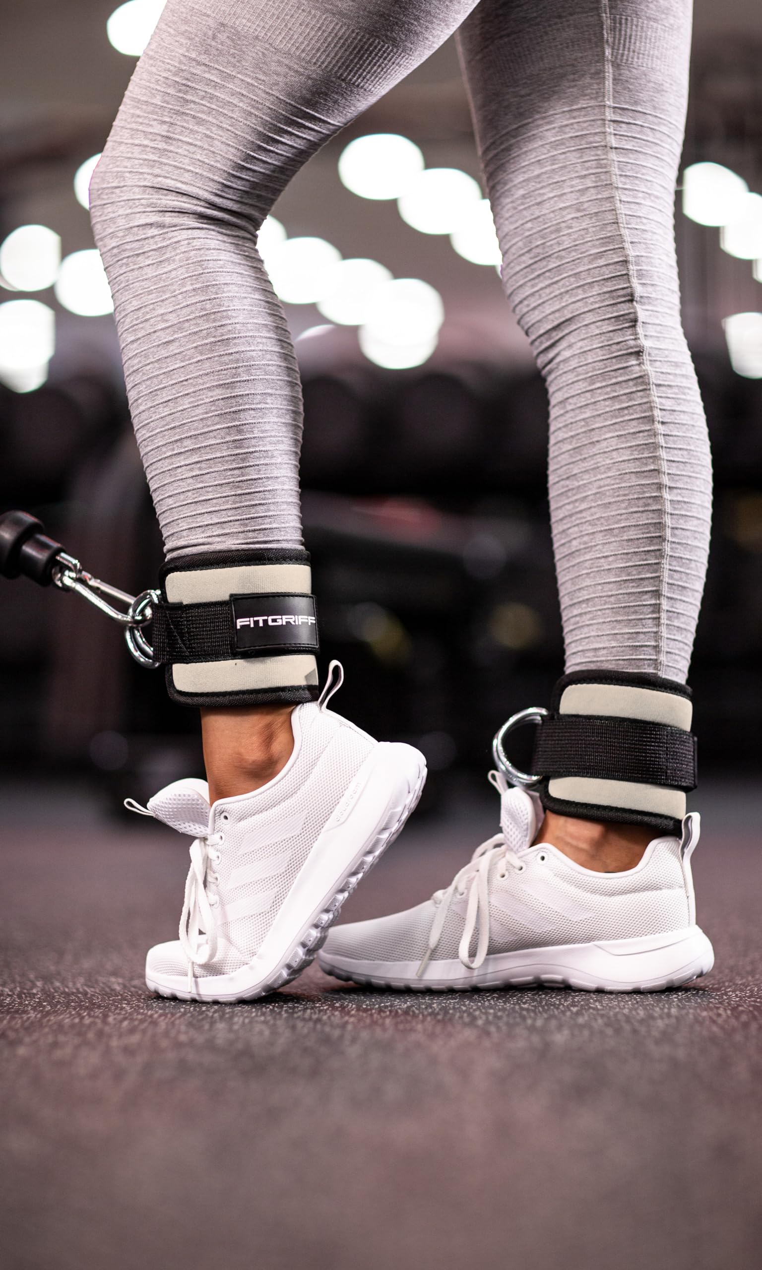 Snapklik.com : Fitgriff Ankle Straps V1 For Cable Machine