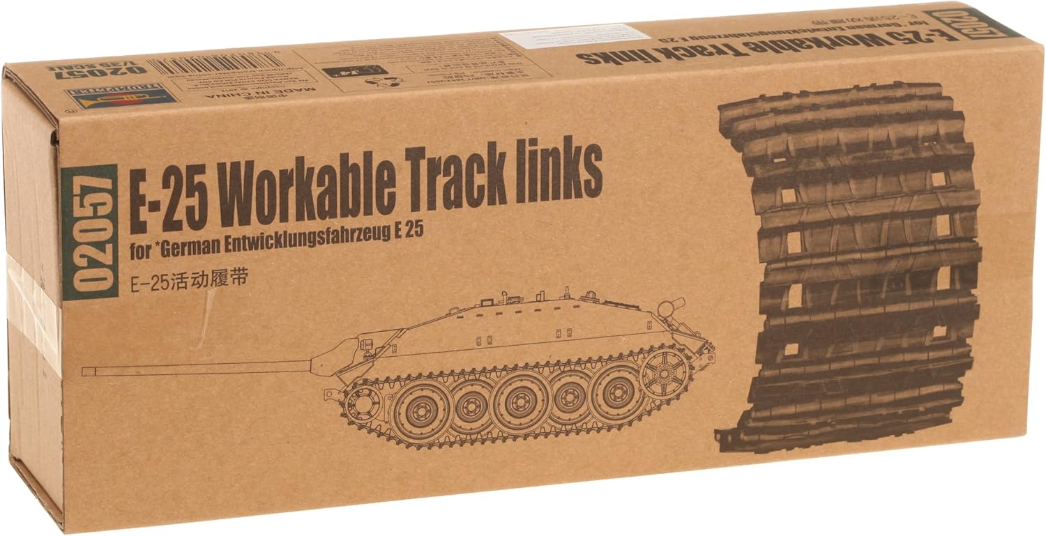 Amazon.com: Trumpeter 1/35 E25 Workable Track Link Set (160 Links ...