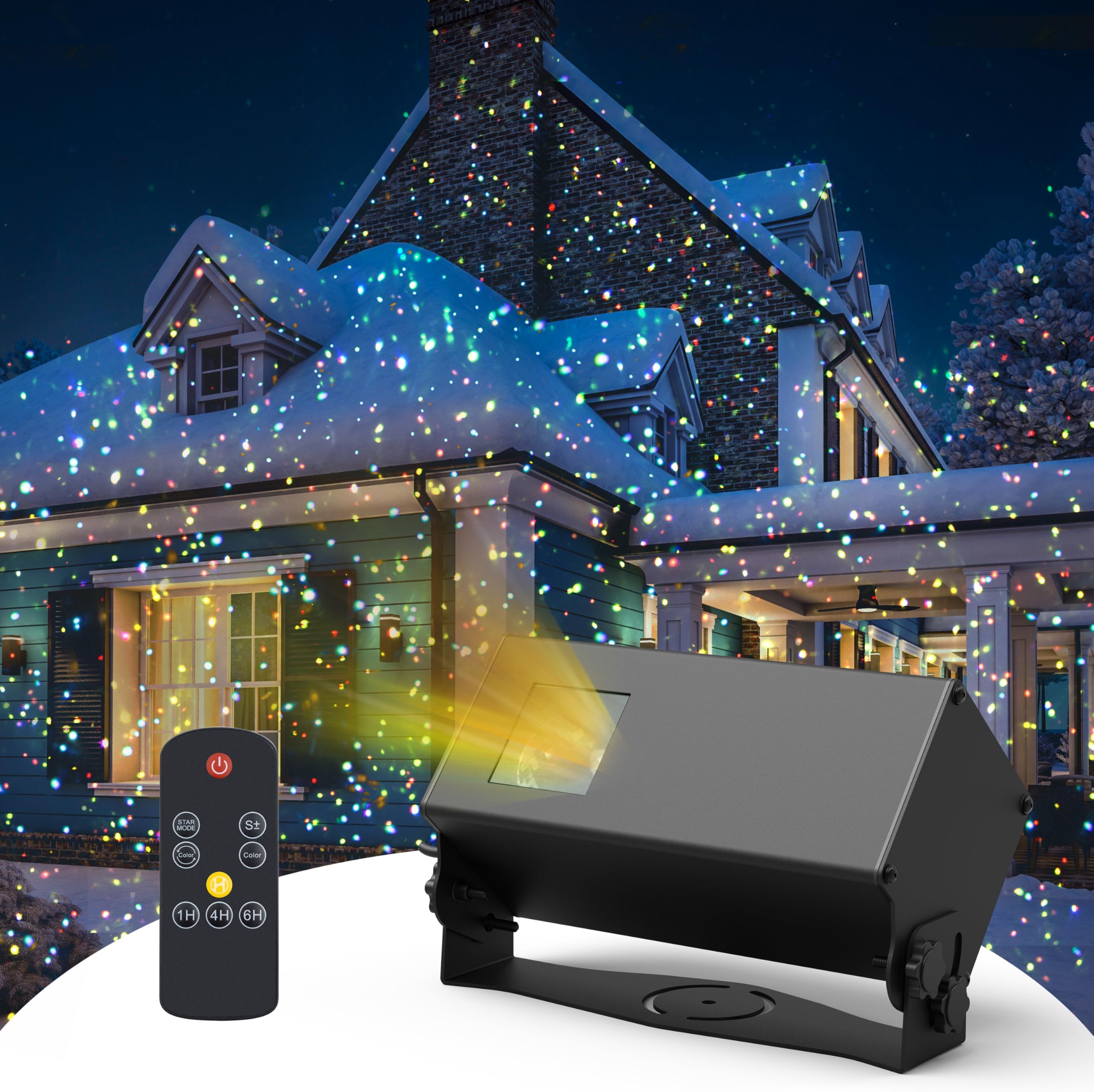 Amazon.com: Laser Christmas Projector Lights Outdoor, 3Colors RGB ...