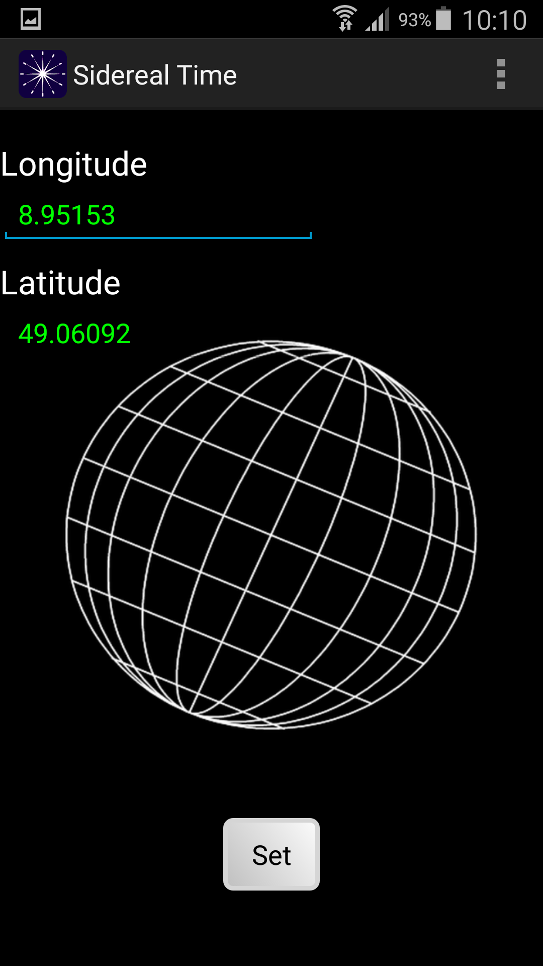 Sidereal Time - App on the Amazon Appstore
