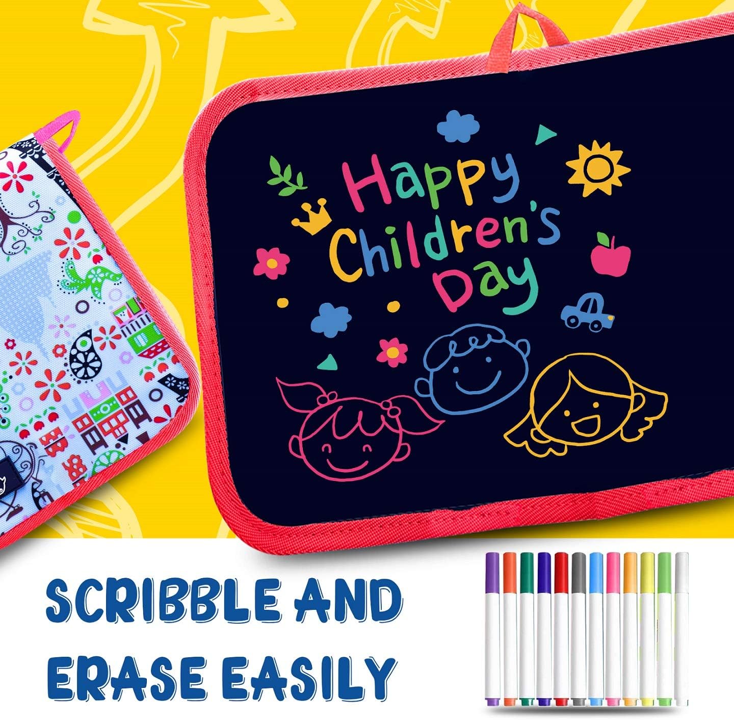 Amazon.com: Reusable Drawing Doodle New Travel Activity Writing and ...