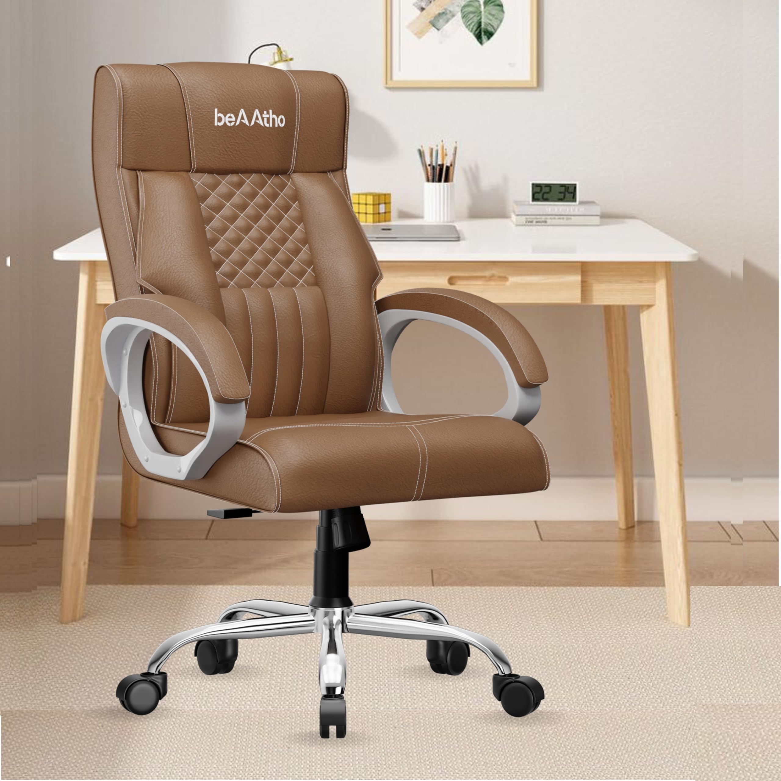 MA STUFF Presents Desk Chair for Home and Office, Ergonomic Mesh ...