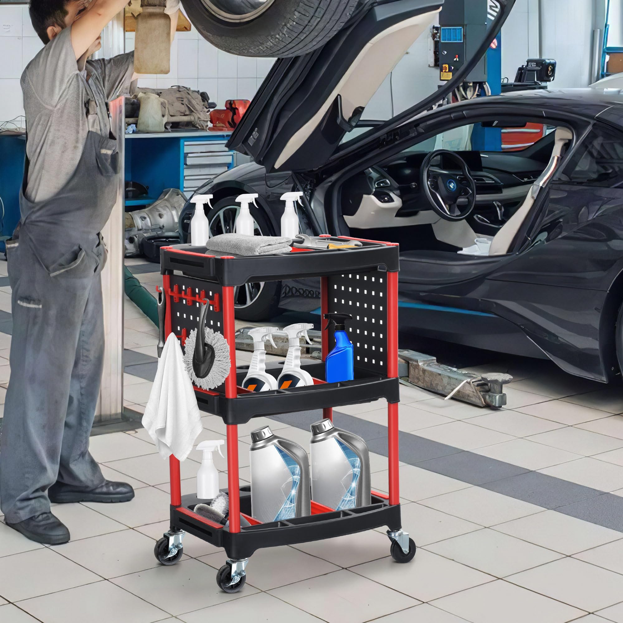 Snapklik.com : YITAHOME Auto Detailing Cart