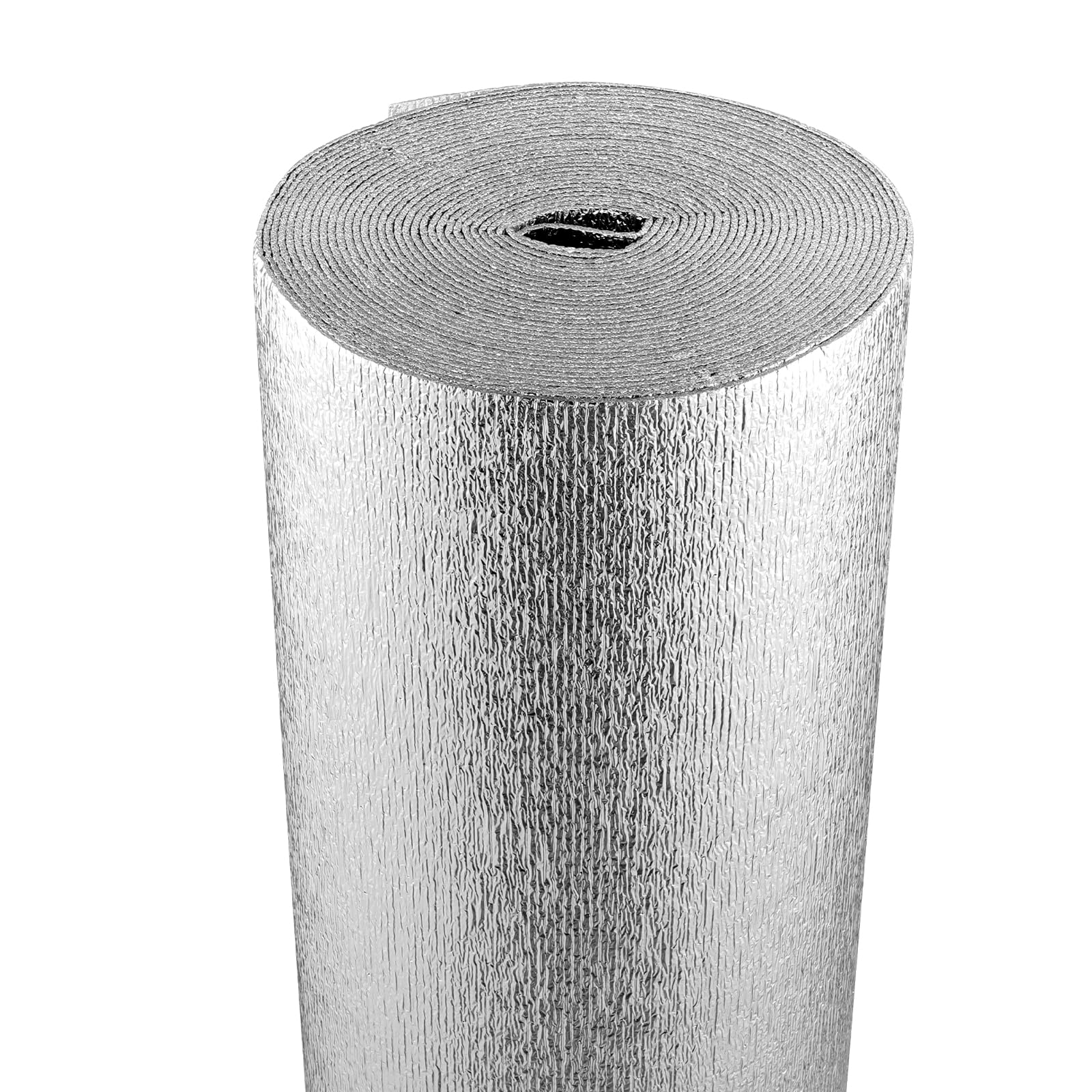 Amazon.com: VEVOR Double Reflective Insulation Roll, Foam Core Radiant ...