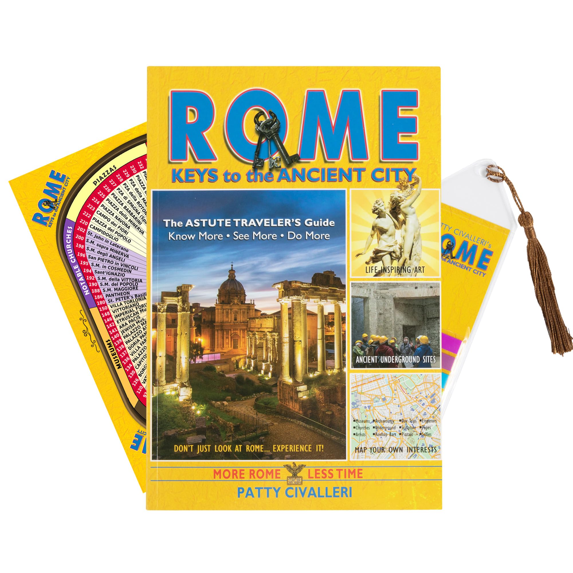 ROME Italy Travel Guide - Patty Civalleri - Spinner Board and Bookmark ...
