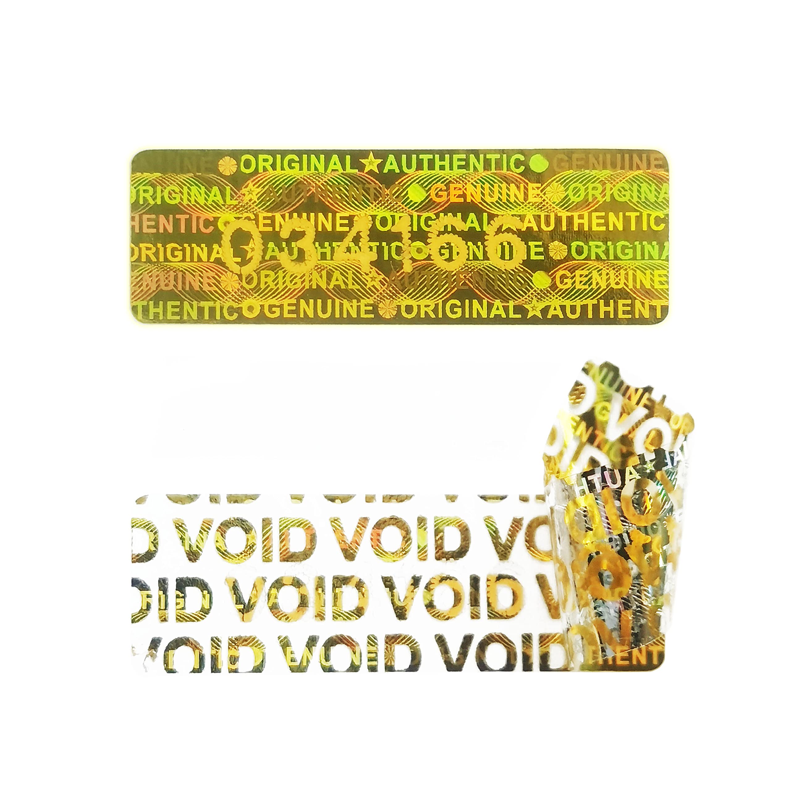 Amazon.com : 340 pcs Tamper Proof Hologram Stickers High Security ...