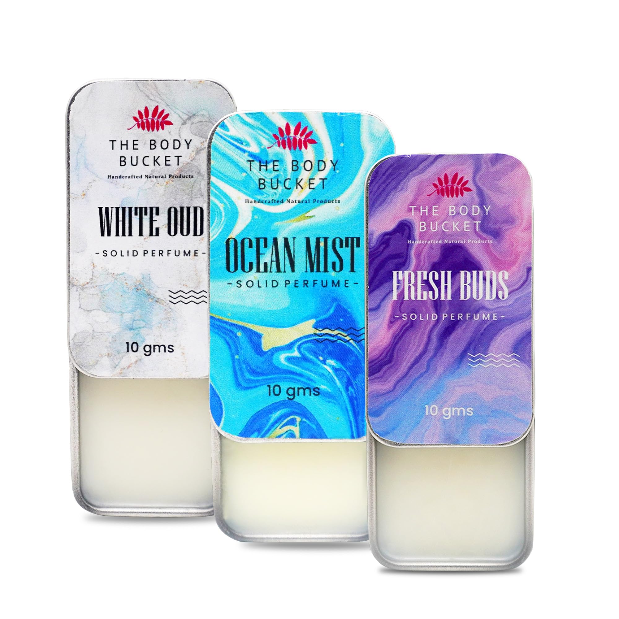 Buy The Body Bucket Combo of Ocean Mist, White Oud & Fresh Bud Solid ...