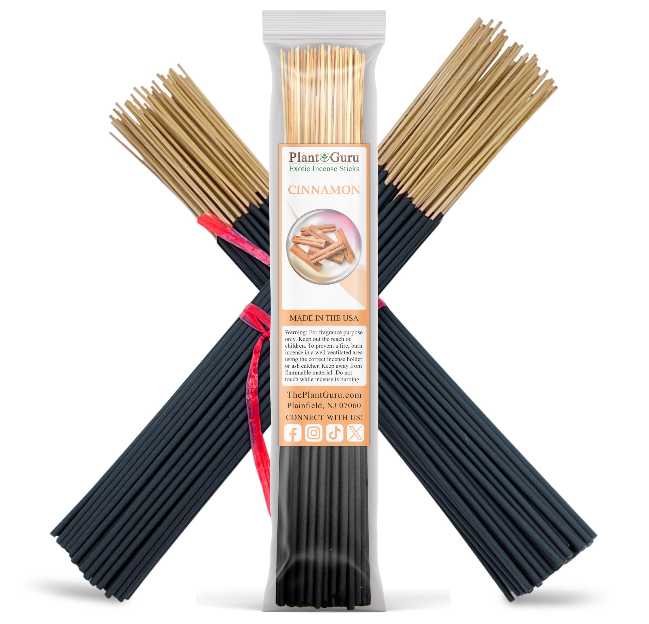 Amazon.com: Cinnamon Exotic Incense Sticks 11 Inch - Bulk 1 Bundle 85 ...