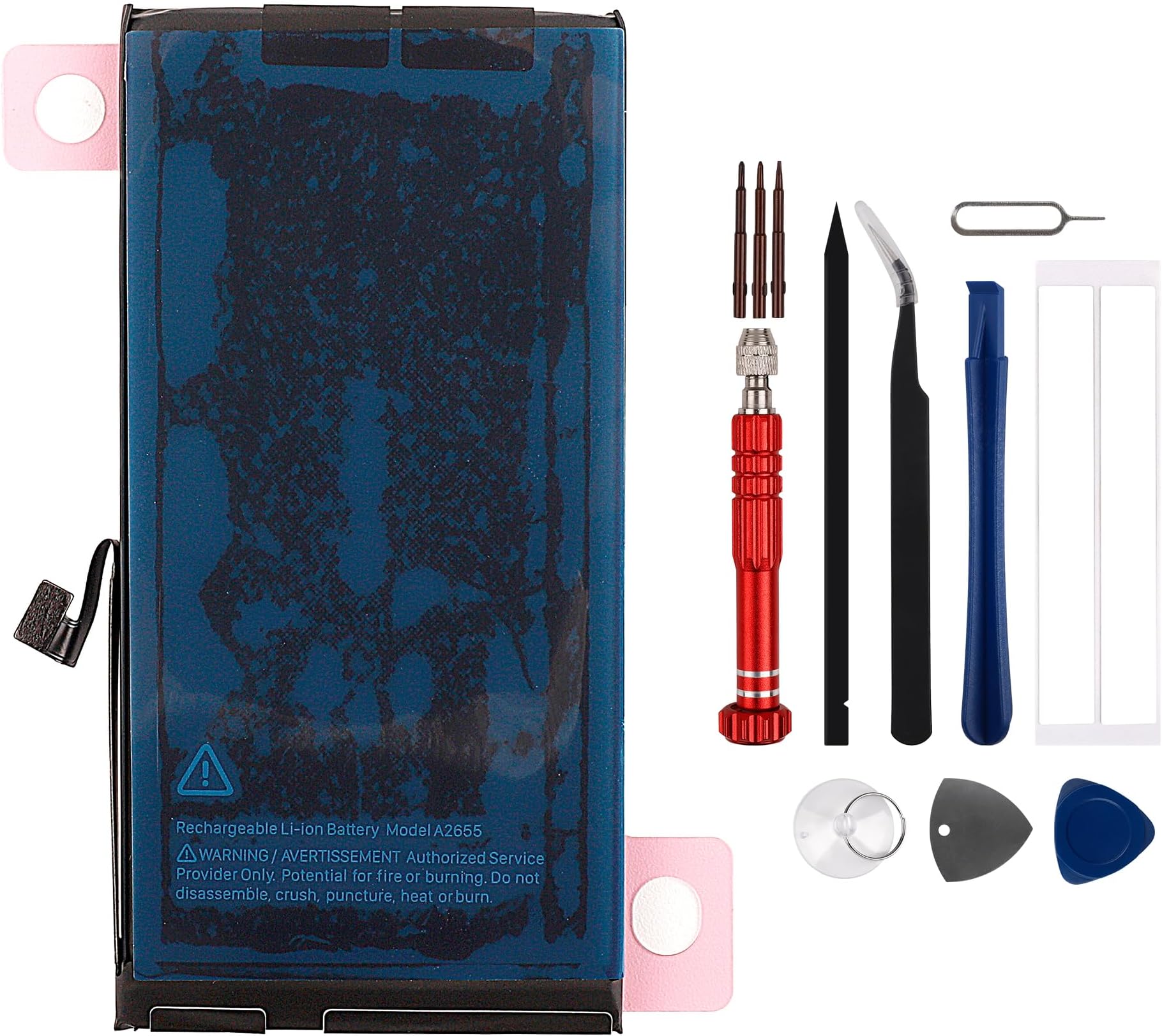 Amazon.com: Vvsialeek A2655 Replacement Battery for iPhone13 A2482 ...