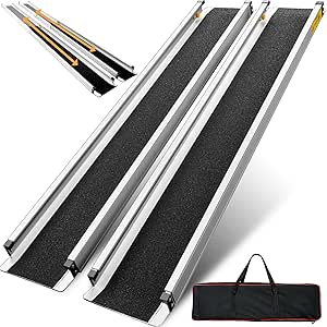 Amazon.com: ACCUCRAFT 6FT Wheelchair Ramps for Steps, Adjustable ...