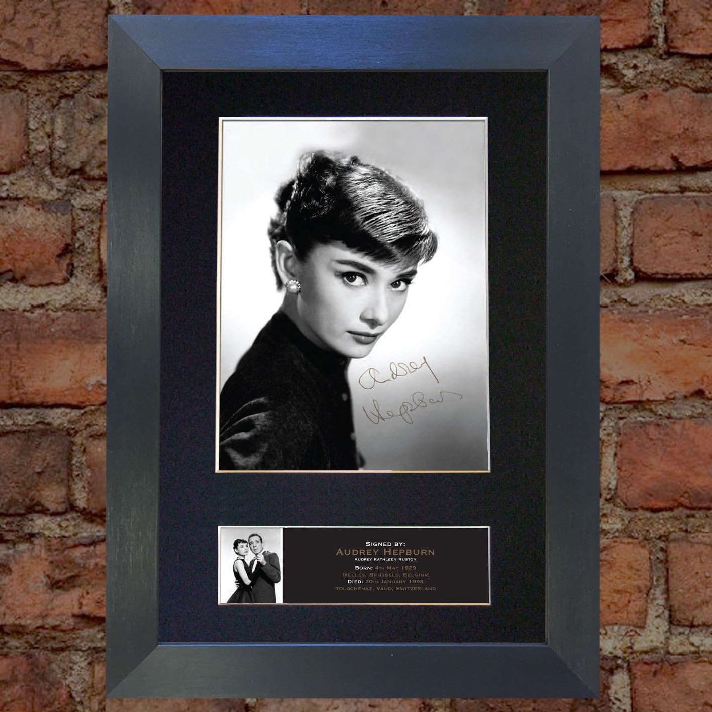 Amazon.com: AUDREY HEPBURN Signed Autograph Mounted Reproduction Photo ...